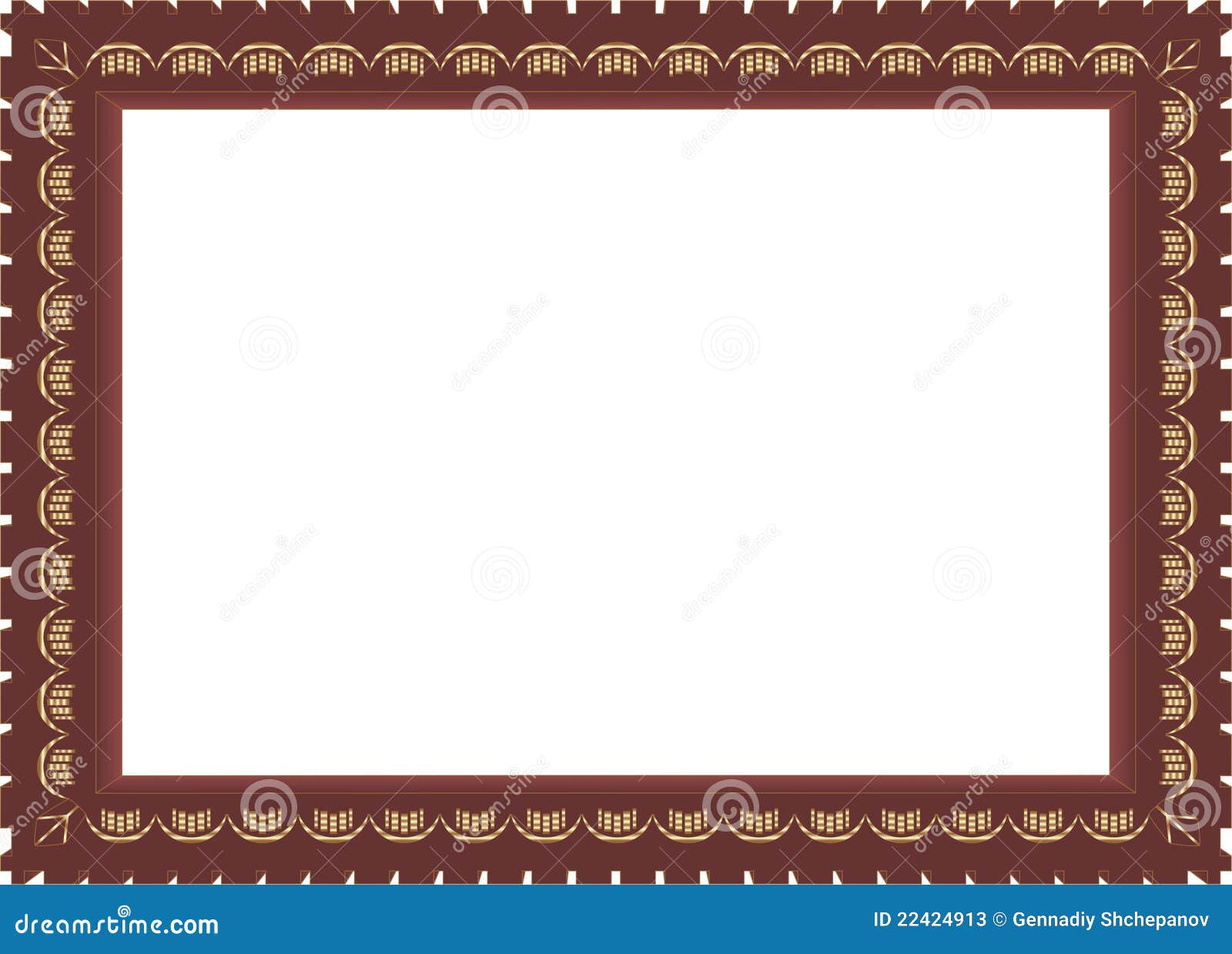 4.Decorative framework. stock vector. Illustration of beauty - 22424913