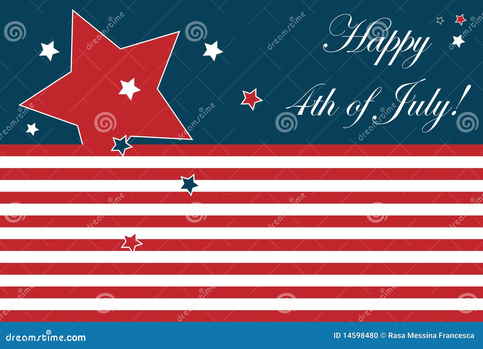 4. der Juli-Karte vektor abbildung. Illustration von auszug - 14598480