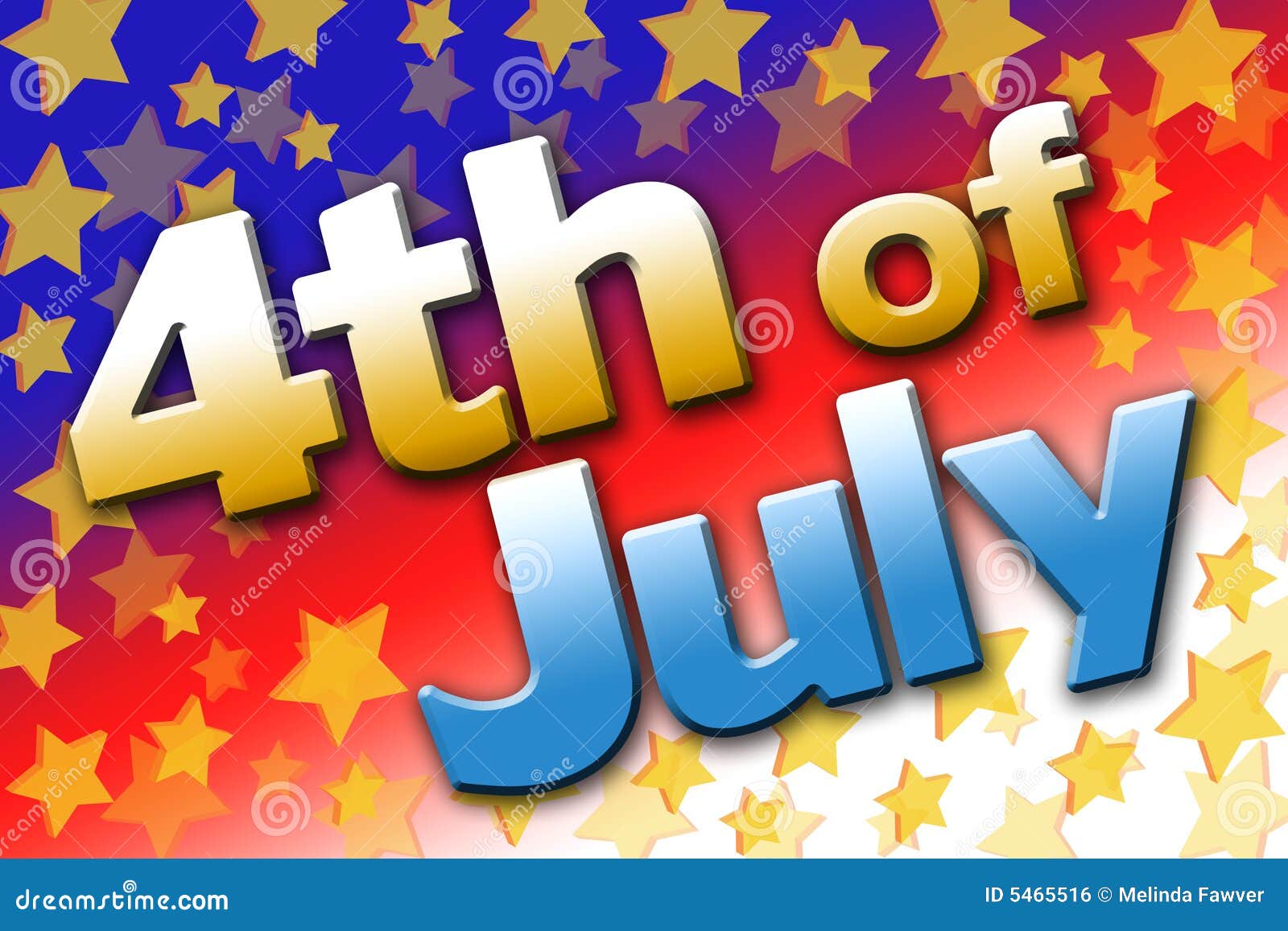 4. der Juli-Zeichen-Grafik stock abbildung. Illustration von hell - 5465516