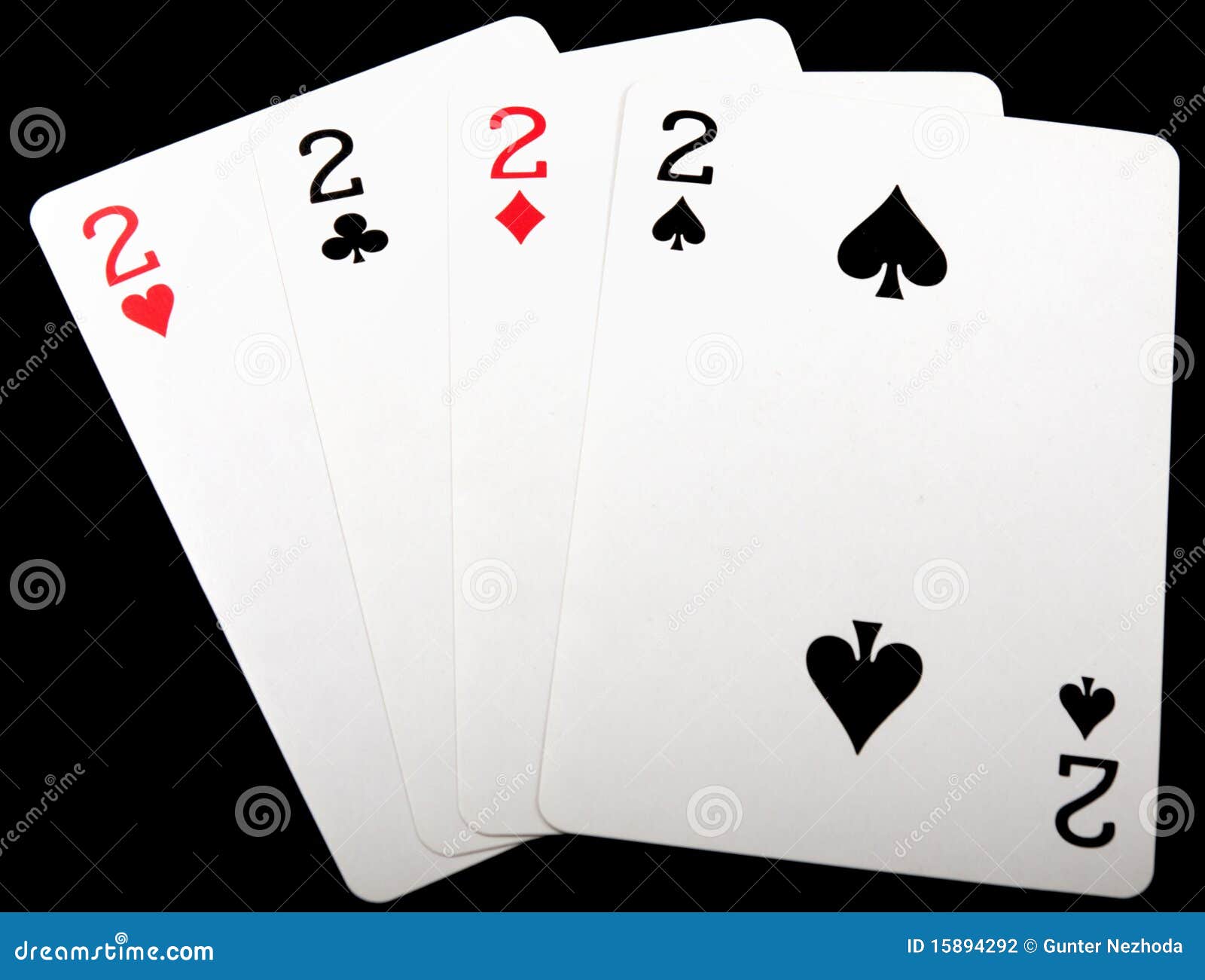 4 deuces stock photo. Image of face, hearts, lucky, gambling - 15894292