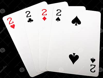 4 deuces stock photo. Image of face, hearts, lucky, gambling - 15894292