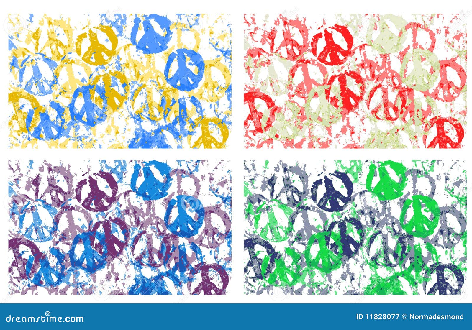 4 Peace stock illustration. Illustration of peaceful - 11828077