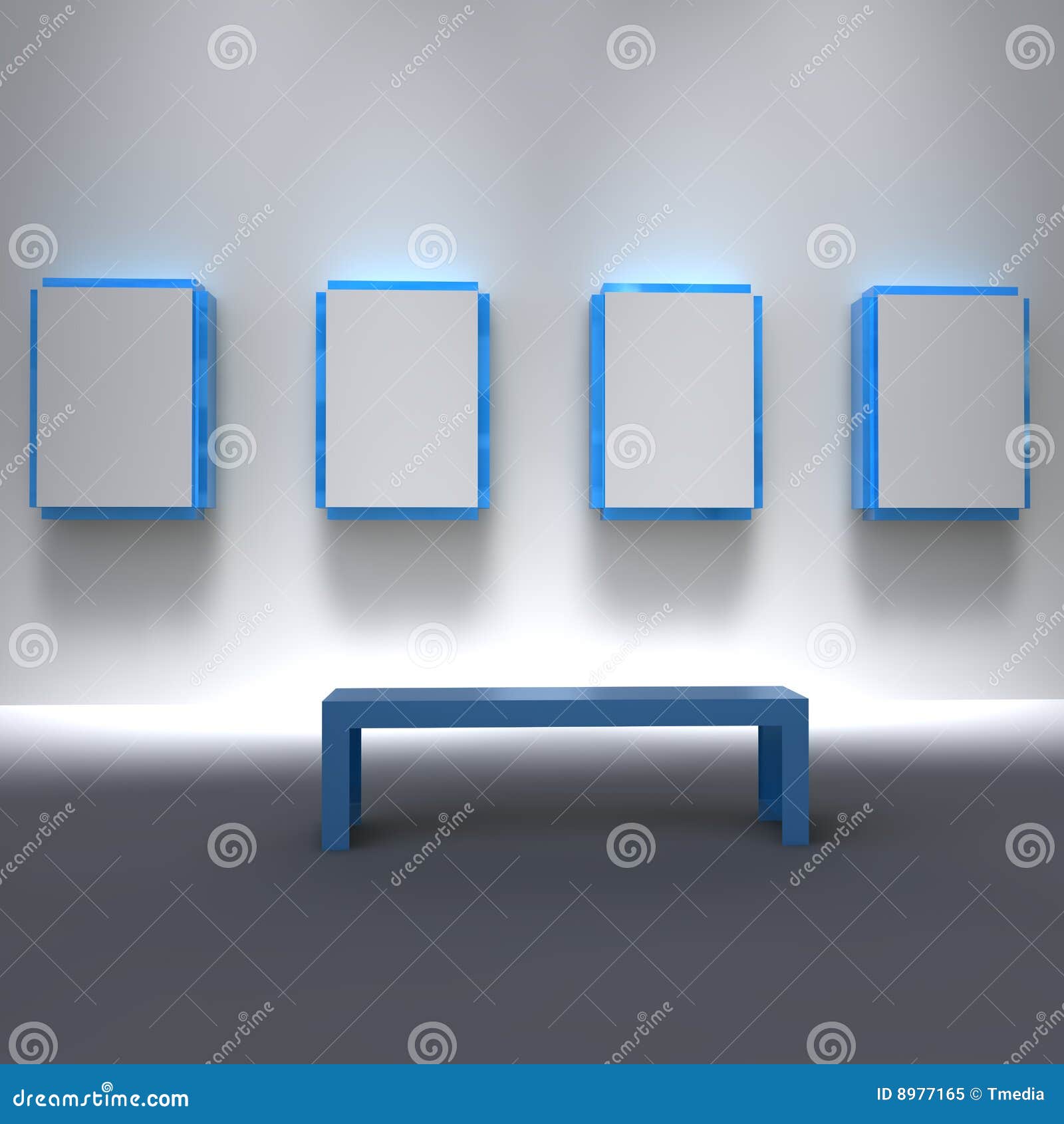 4 Portfolio Gallery Ready for Customization Stock Illustration ...