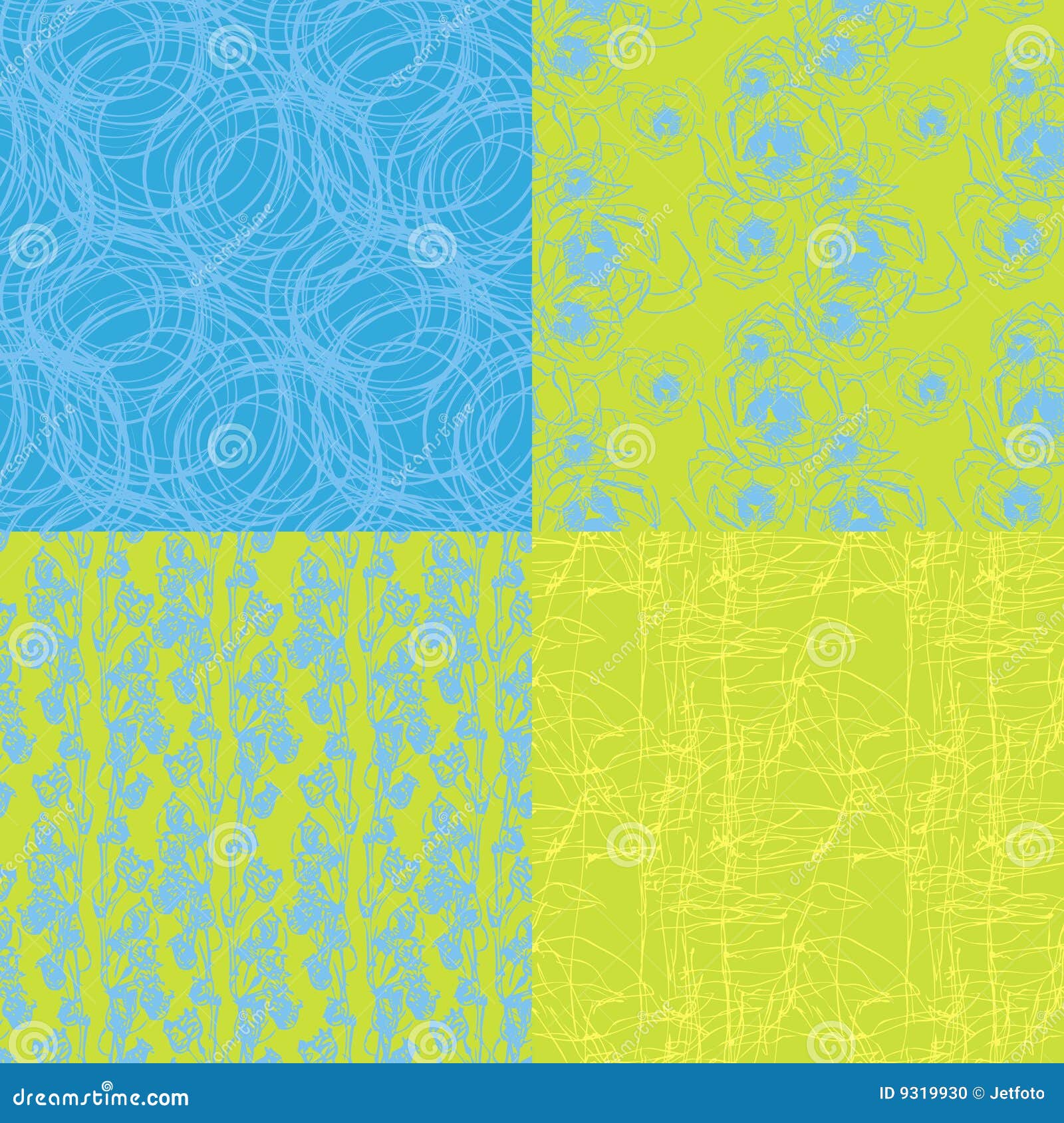 Abstract 4 Spiral Swirl Vector Background Texture Stock Illustrations ...