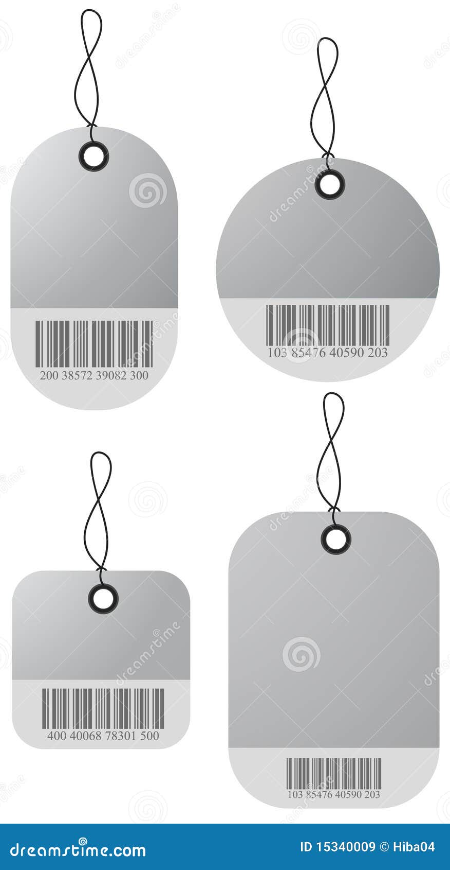 4 shopping price tags stock vector. Illustration of shopping - 15340009
