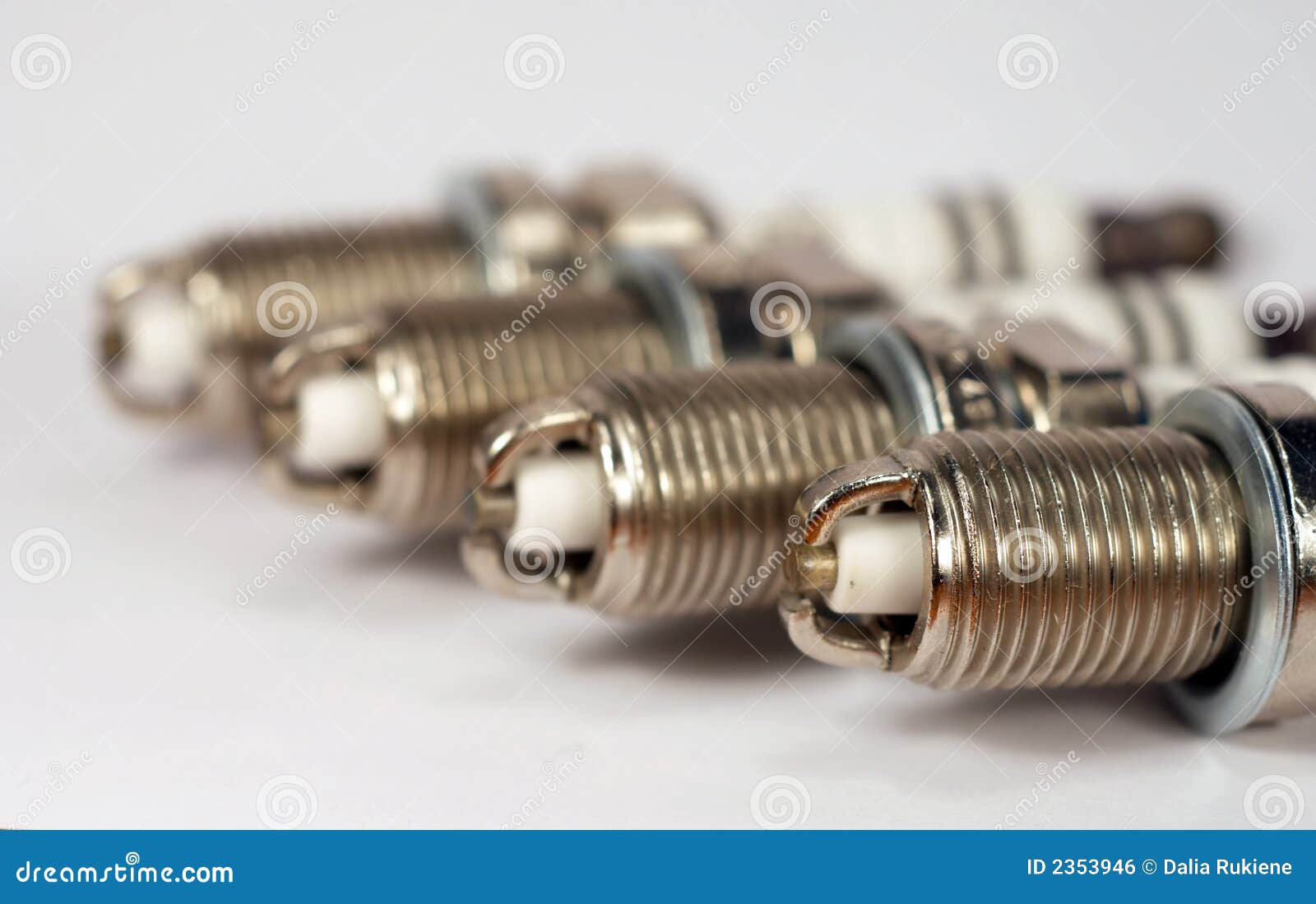 4 spark plugs stock photo. Image of grunge, motors, plug - 2353946