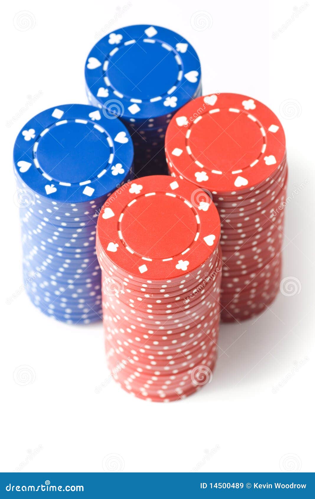 4 stacks of poker chips stock image. Image of games, isolated - 14500489