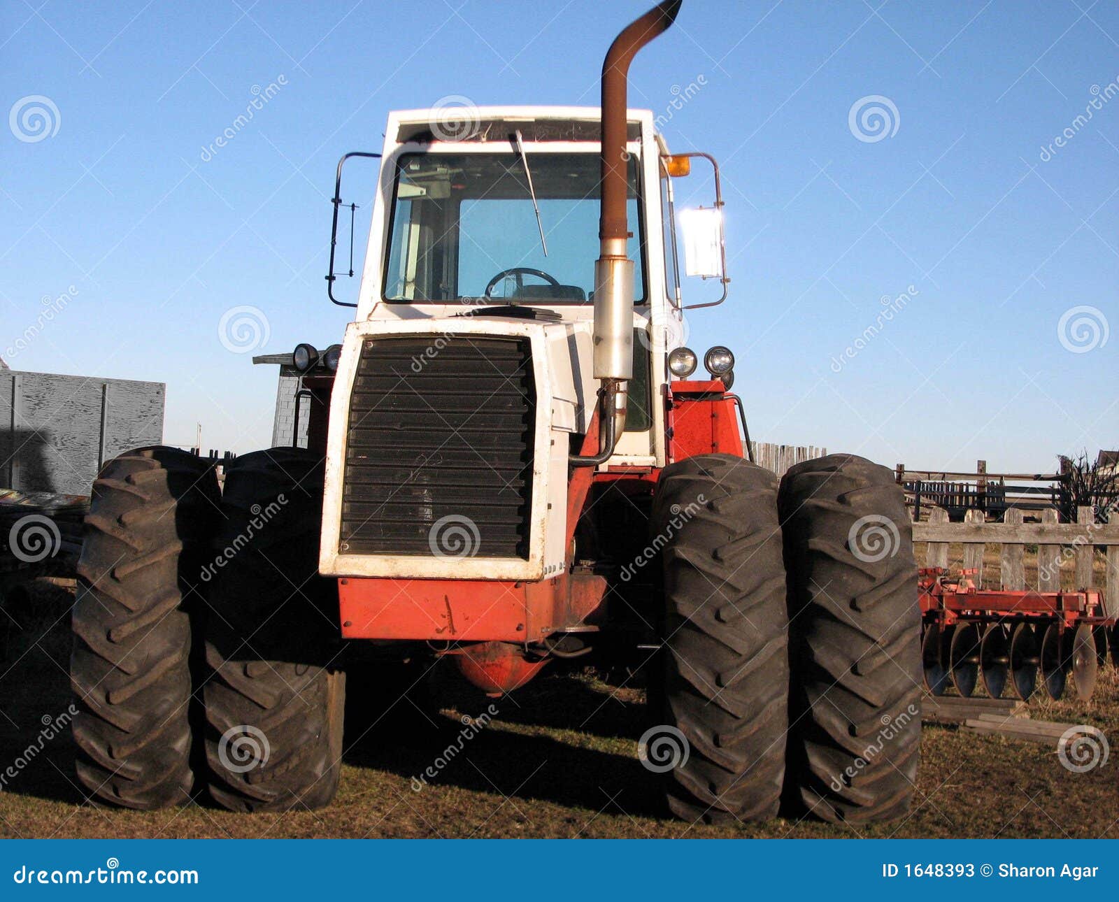 4-Wheel Drive Tractor 2 stock image. Image of farming - 1648393