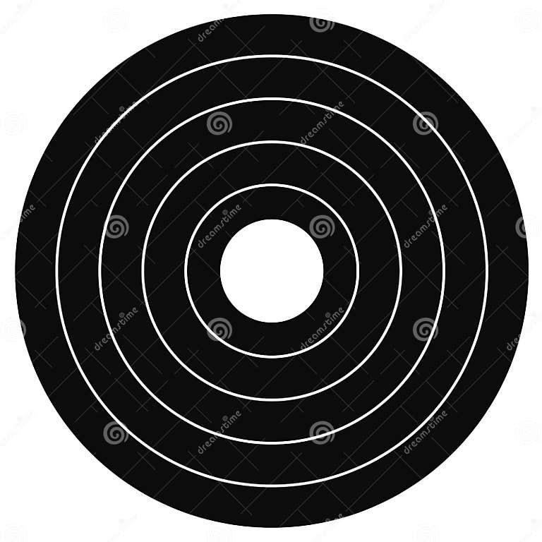 40 cm Field Archery Target stock vector. Illustration of outer - 10045576