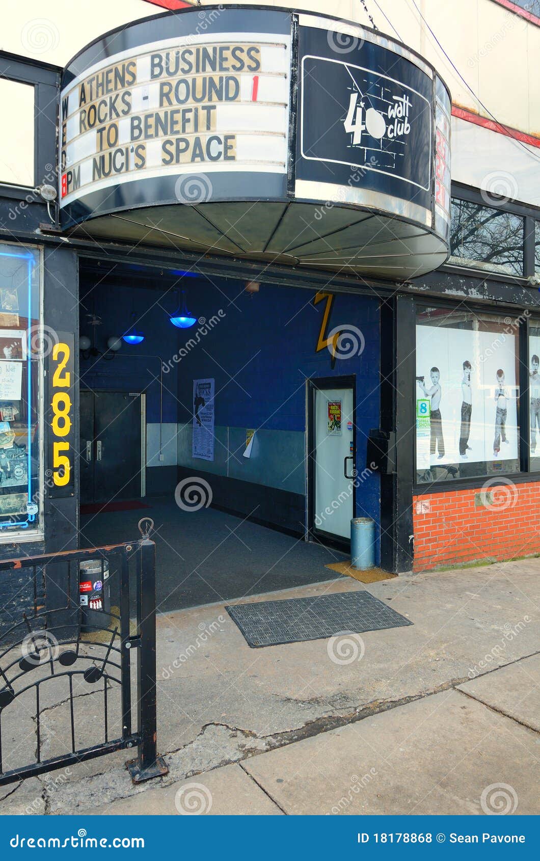 40 Watt Club editorial stock photo. Image of famous, music - 18178868