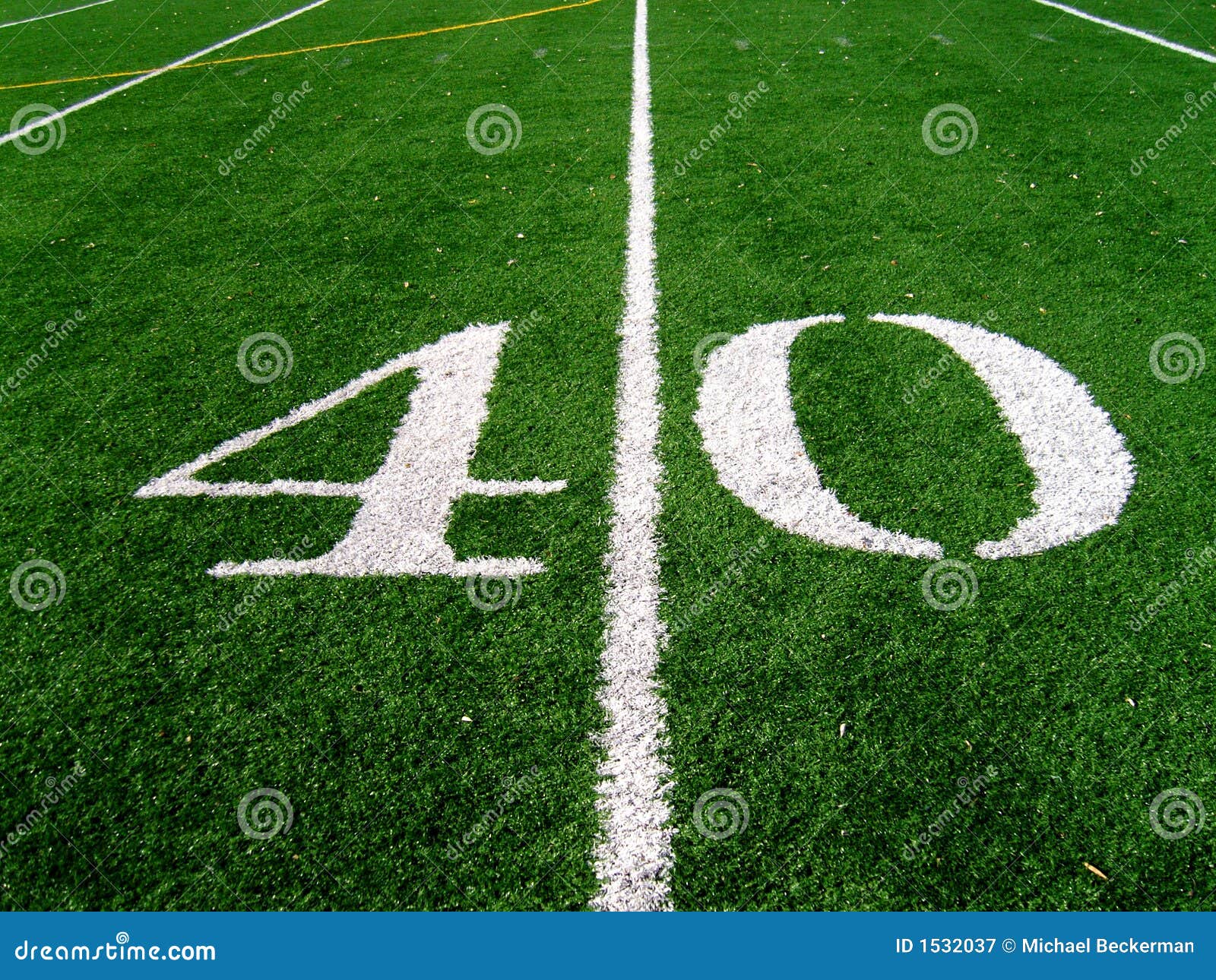 40 Yard Line (2) stock image. Image of high, game, pass - 1532037