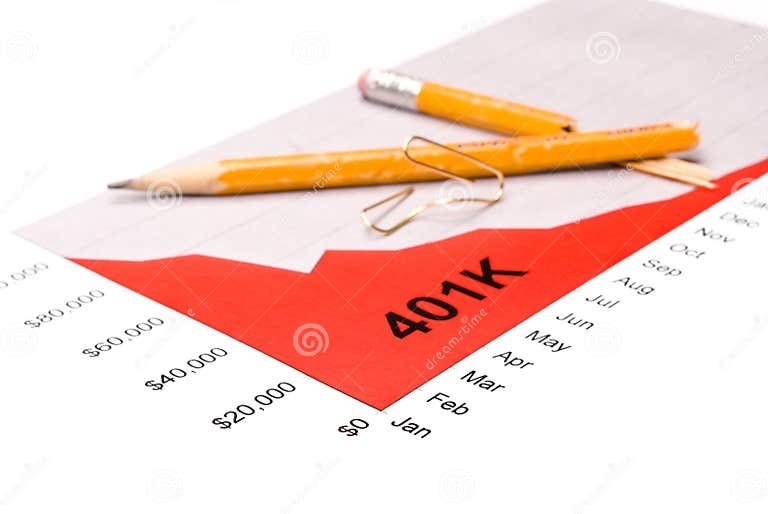 401K performance graph stock photo. Image of color, retirement - 7685232