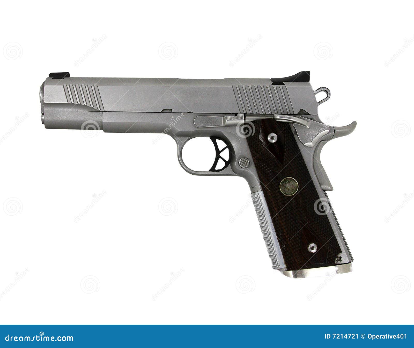 45 Automatic stock image. Image of security, model, handgun - 7214721