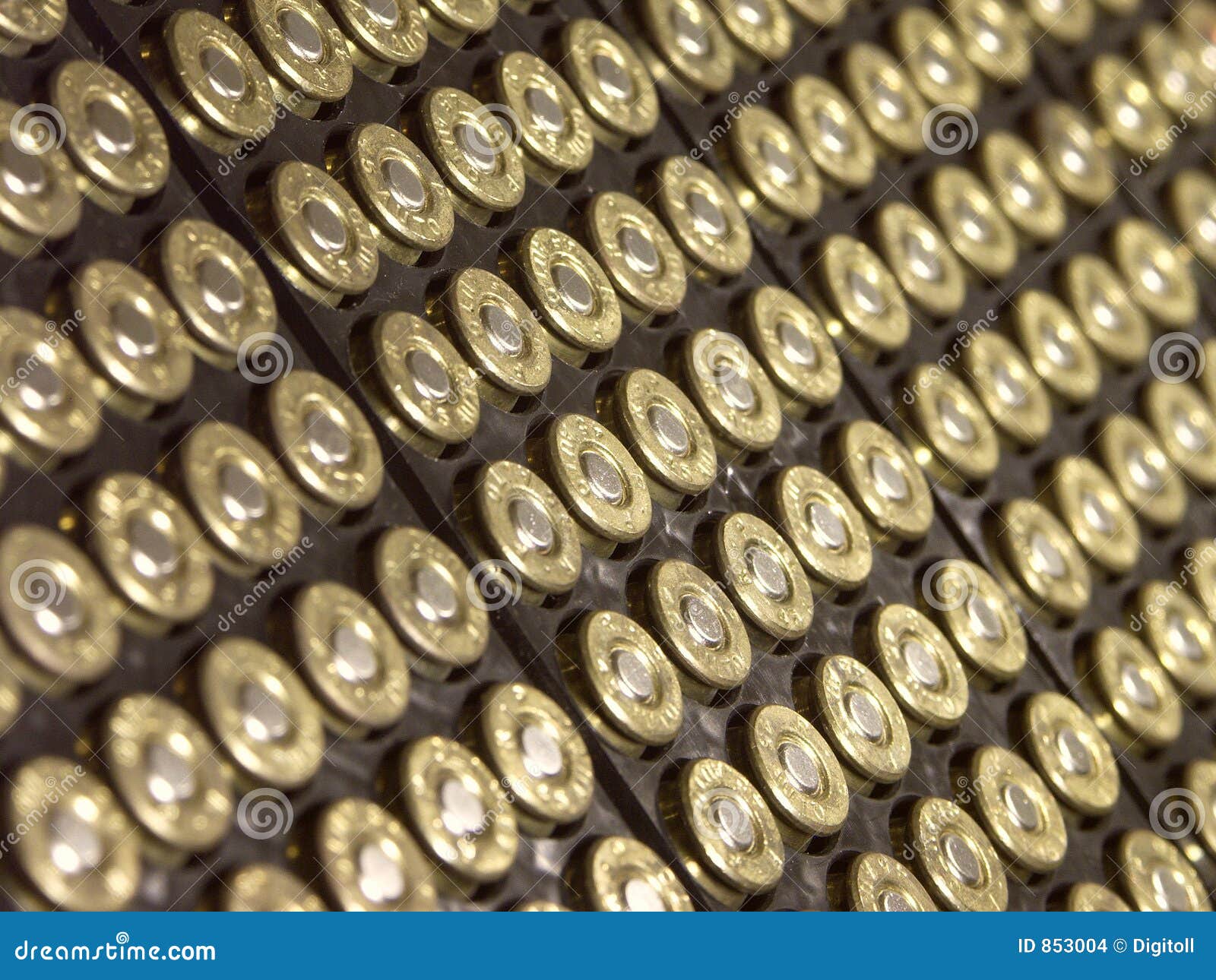45 Caliber Automatic Bullets Stock Photo - Image of loaded, calibre: 853004