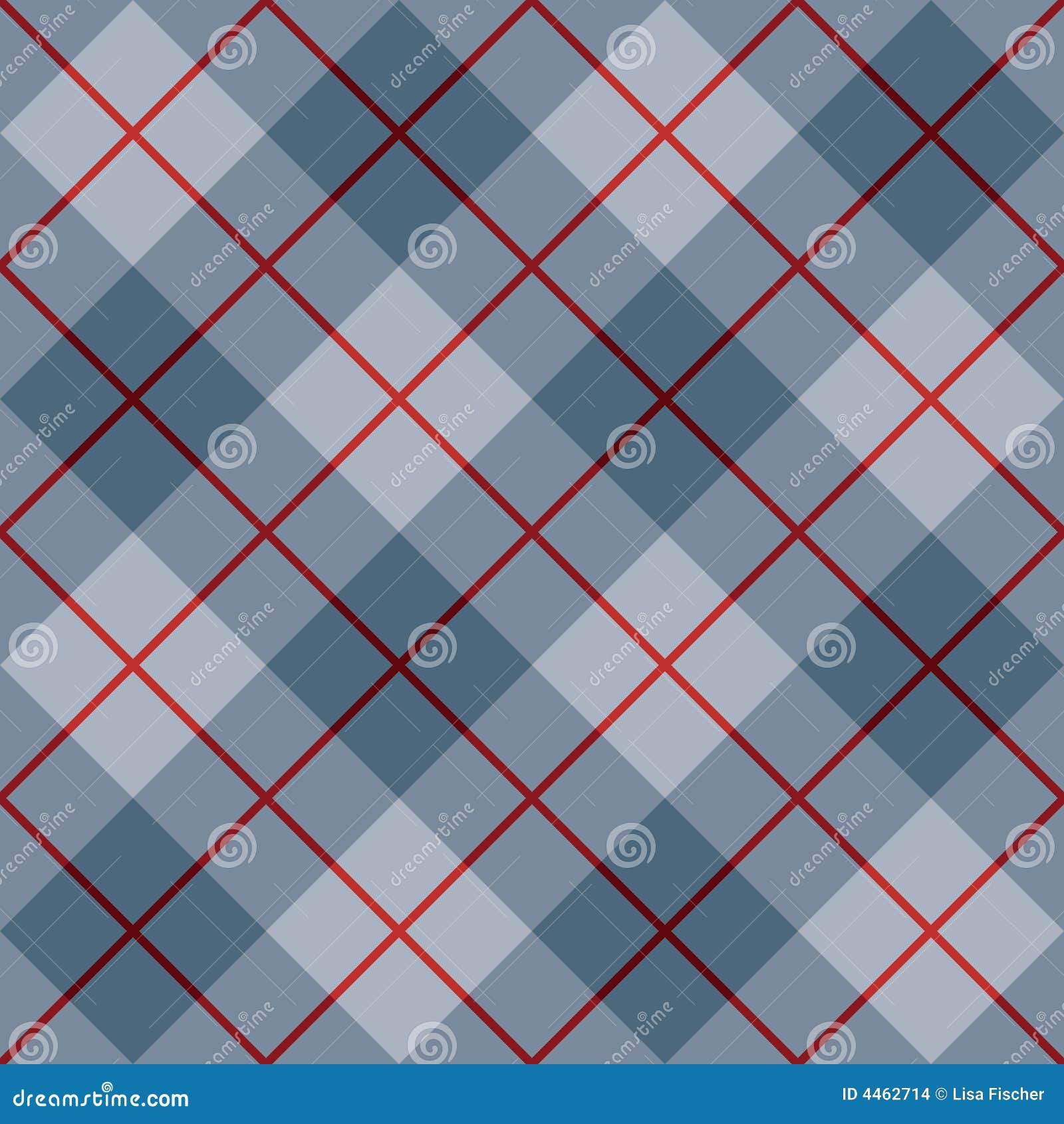 45 Degree Plaid Pattern_Blue-Red Stripe Stock Vector - Illustration of ...