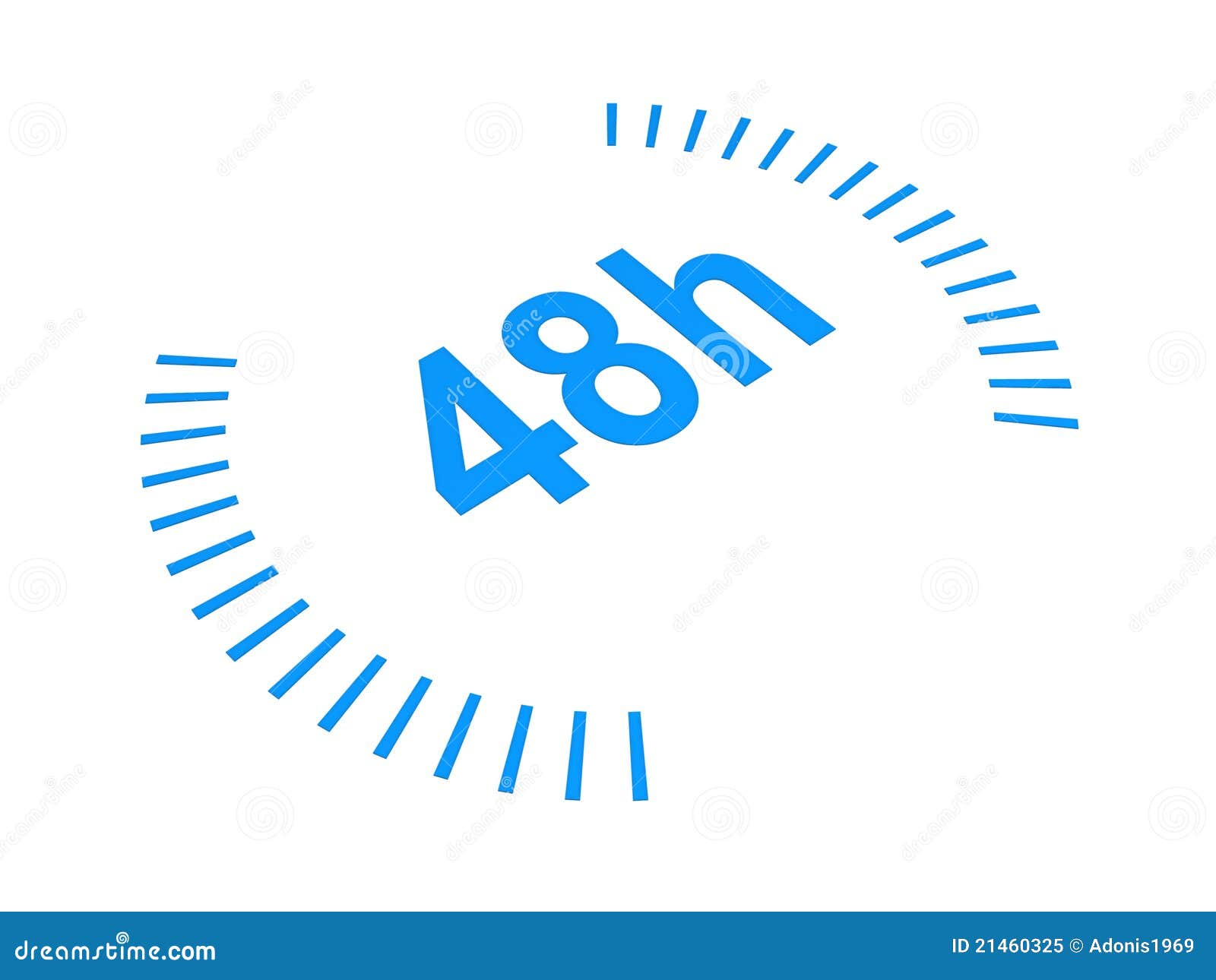 48 heures image stock. Image du heure, blanc, illustré - 21460325