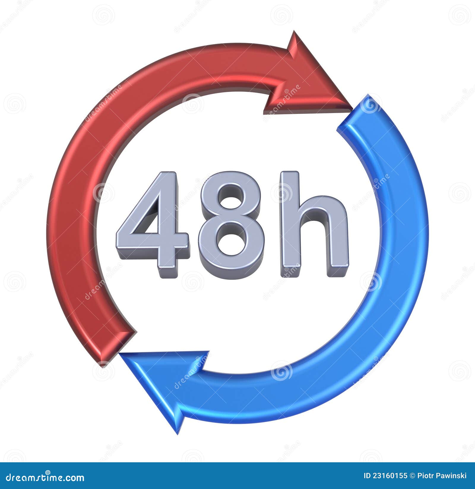 48 hours delivery sign. stock illustration. Illustration of digital ...