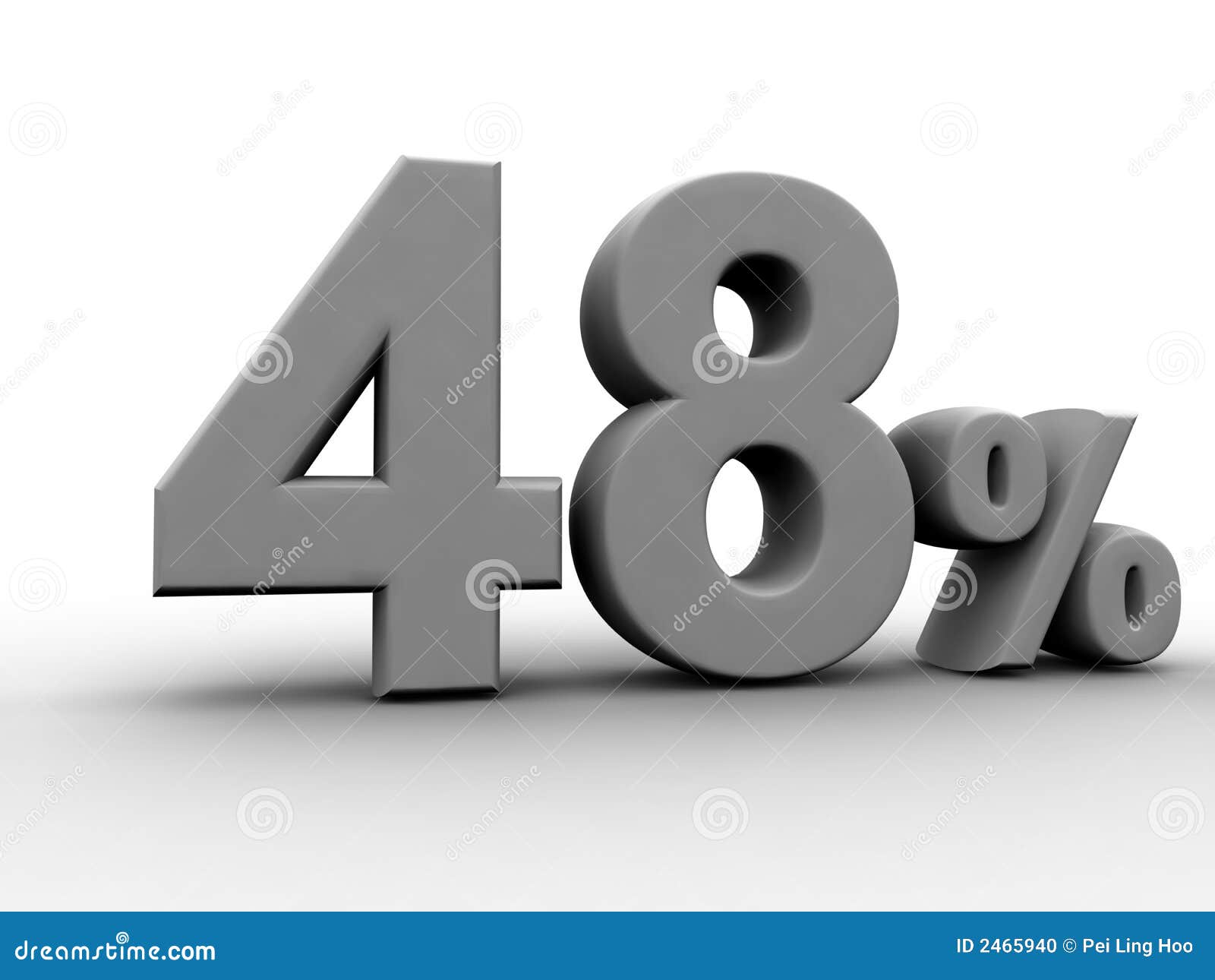 48 pour cent illustration stock. Illustration du échelon - 2465940