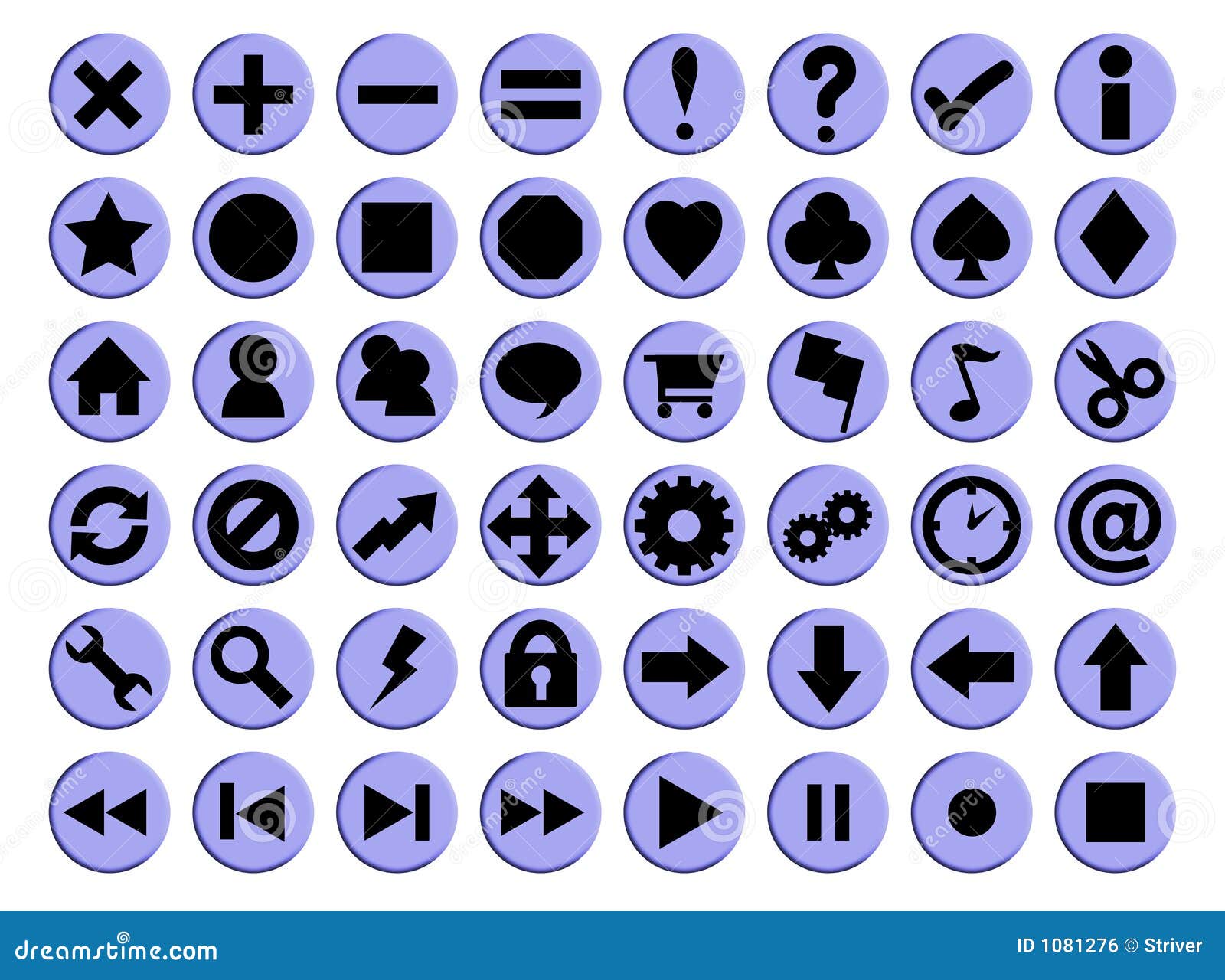 48 solid shape icons stock illustration. Illustration of application ...