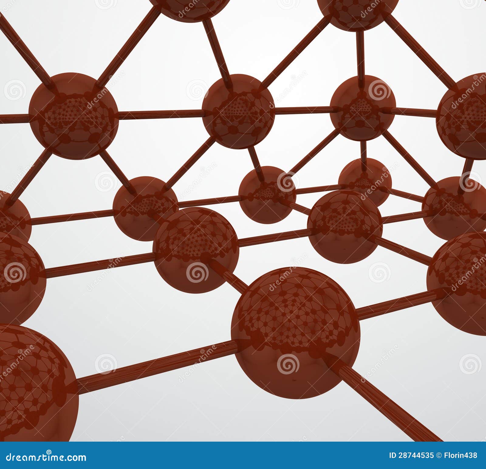 4D network spheres stock illustration. Illustration of icon - 28744535