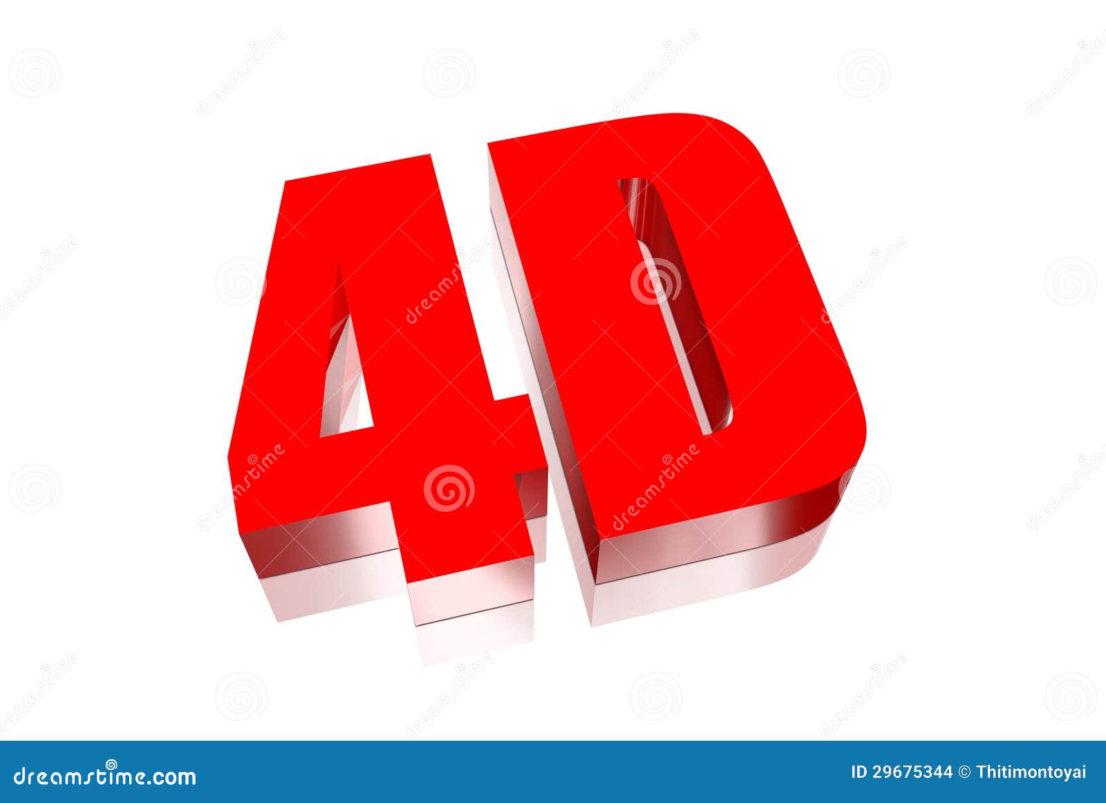 4D red stock illustration. Illustration of film, leader - 29675344