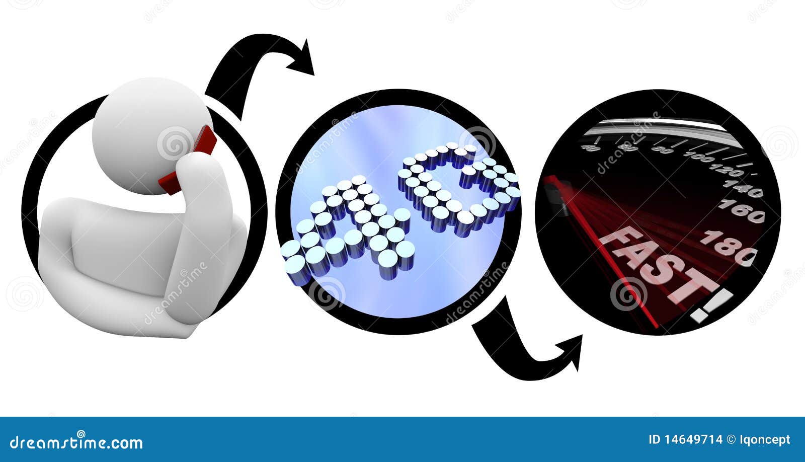 4G - Person on Smart Phone Fast Communications Stock Illustration ...