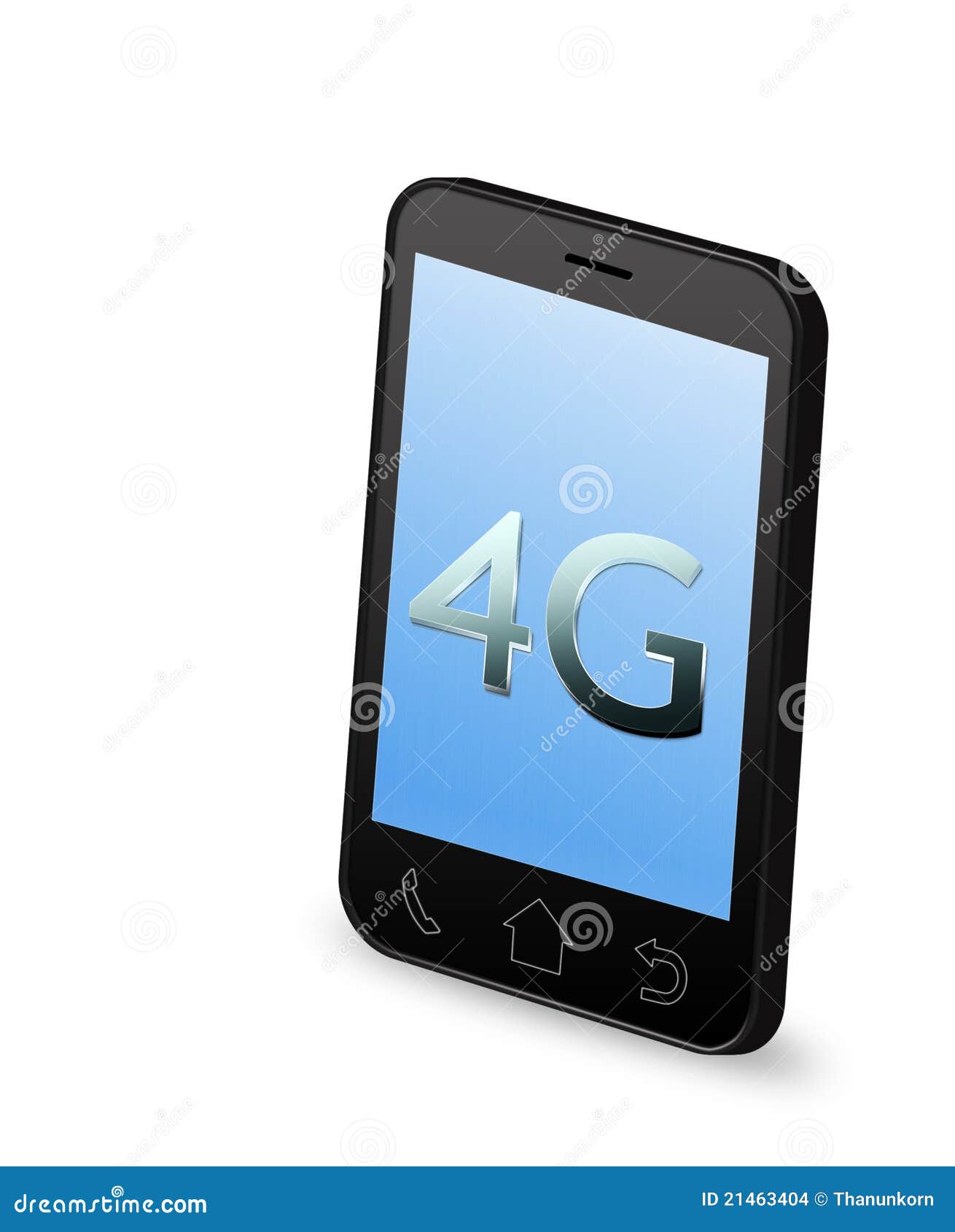 4G smart phone stock illustration. Illustration of data - 21463404