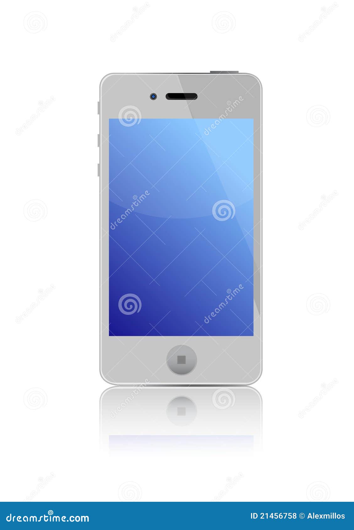 4G Smart Phone Illustration Stock Vector - Illustration of wireless ...