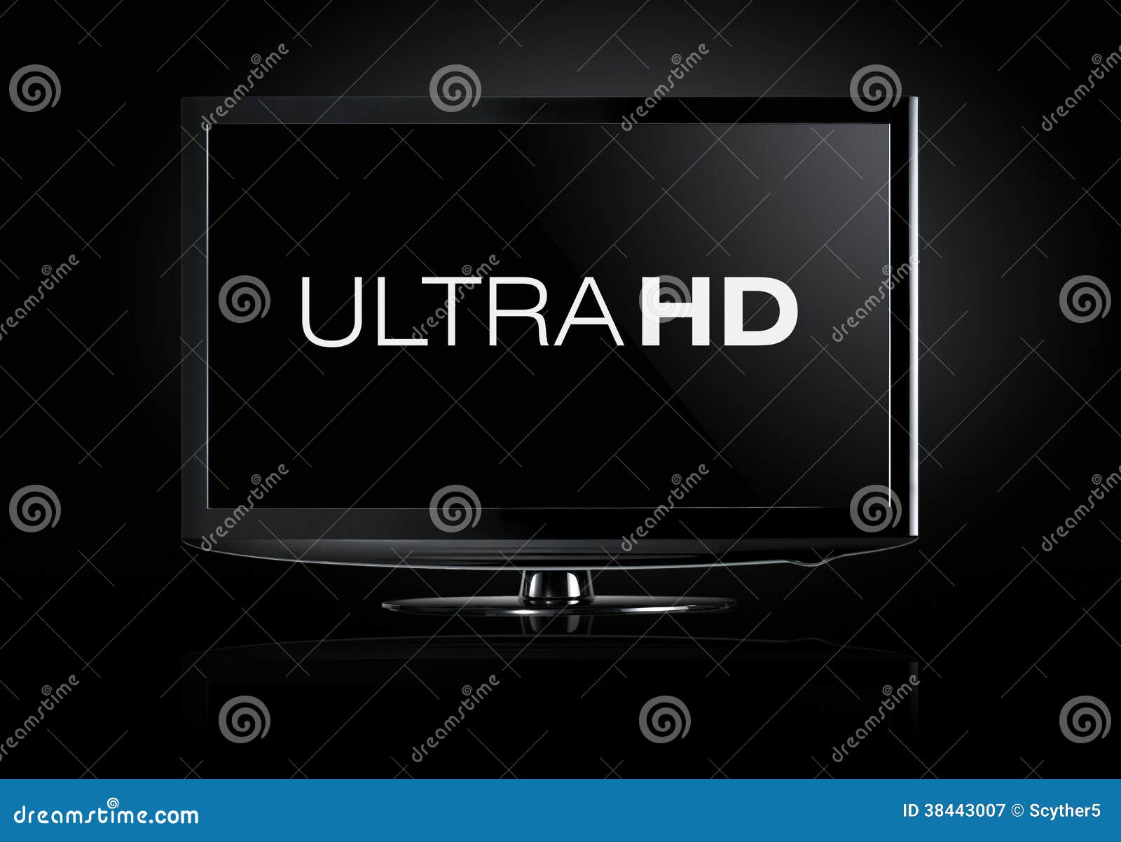 4K television display stock image. Image of 2160p, resolution - 38443007