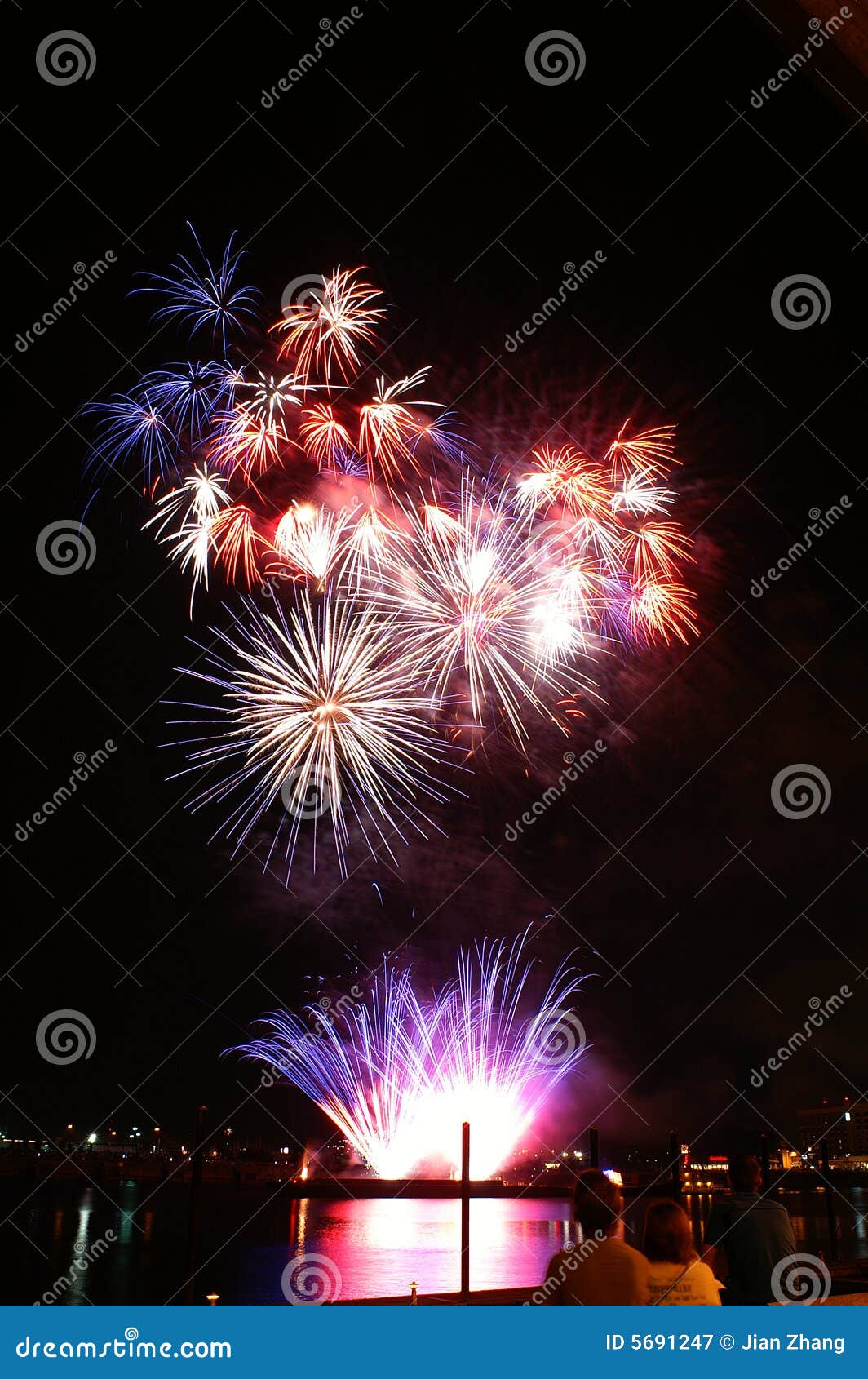 4th of July Fireworks stock image. Image of independence - 5691247