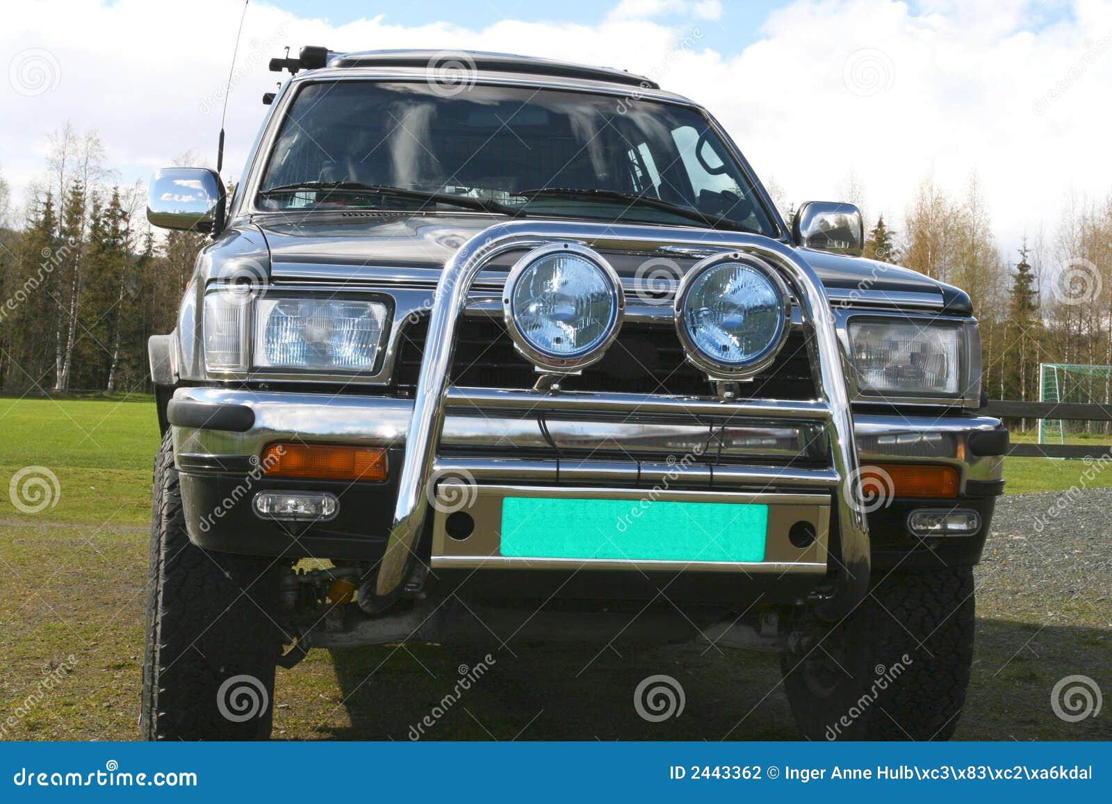 4x4 front stock photo. Image of lamp, vehicle, wheel, bumper - 2443362