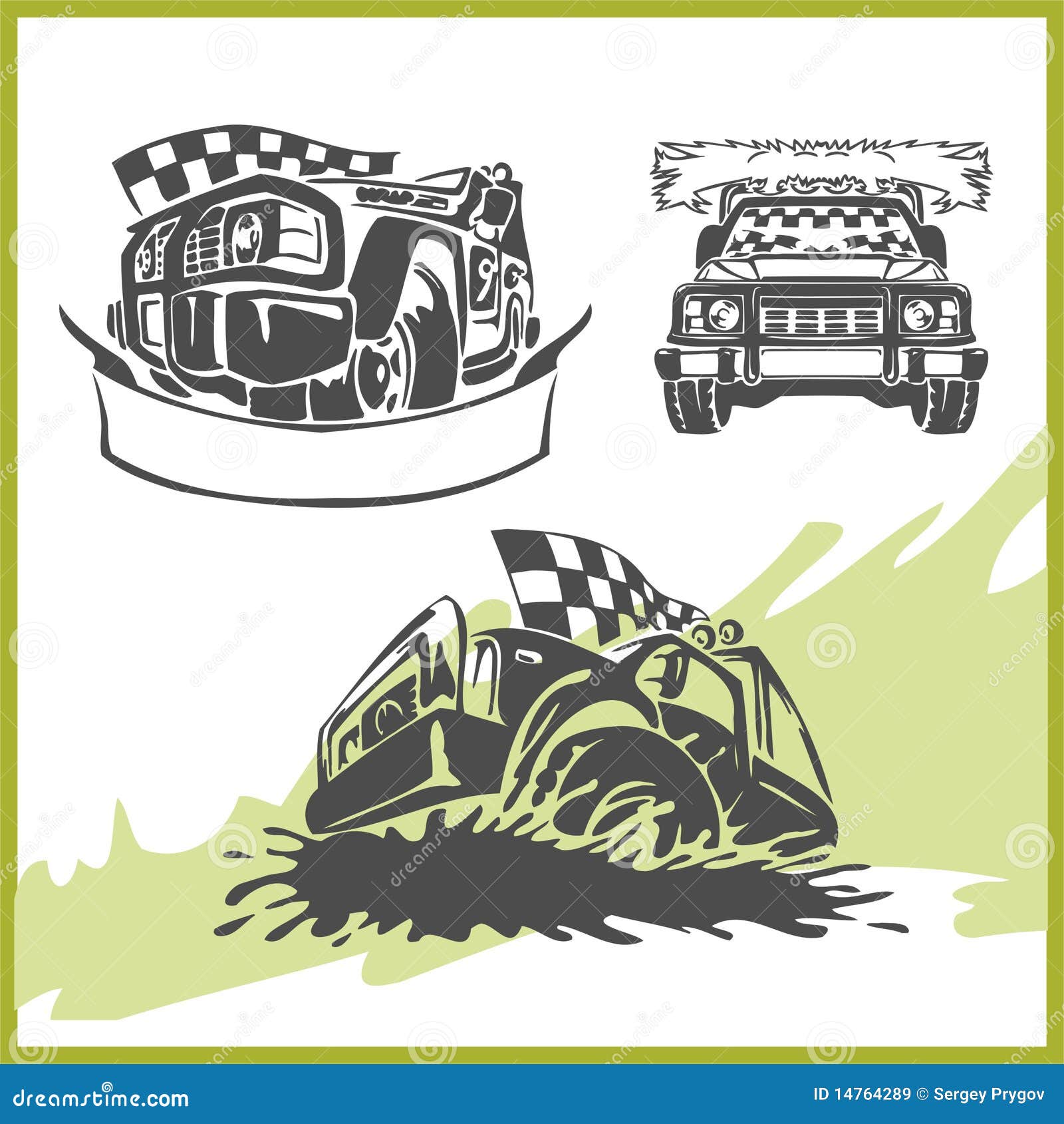 4x4 Off-Road Symbol. stock vector. Illustration of offroader - 14764289