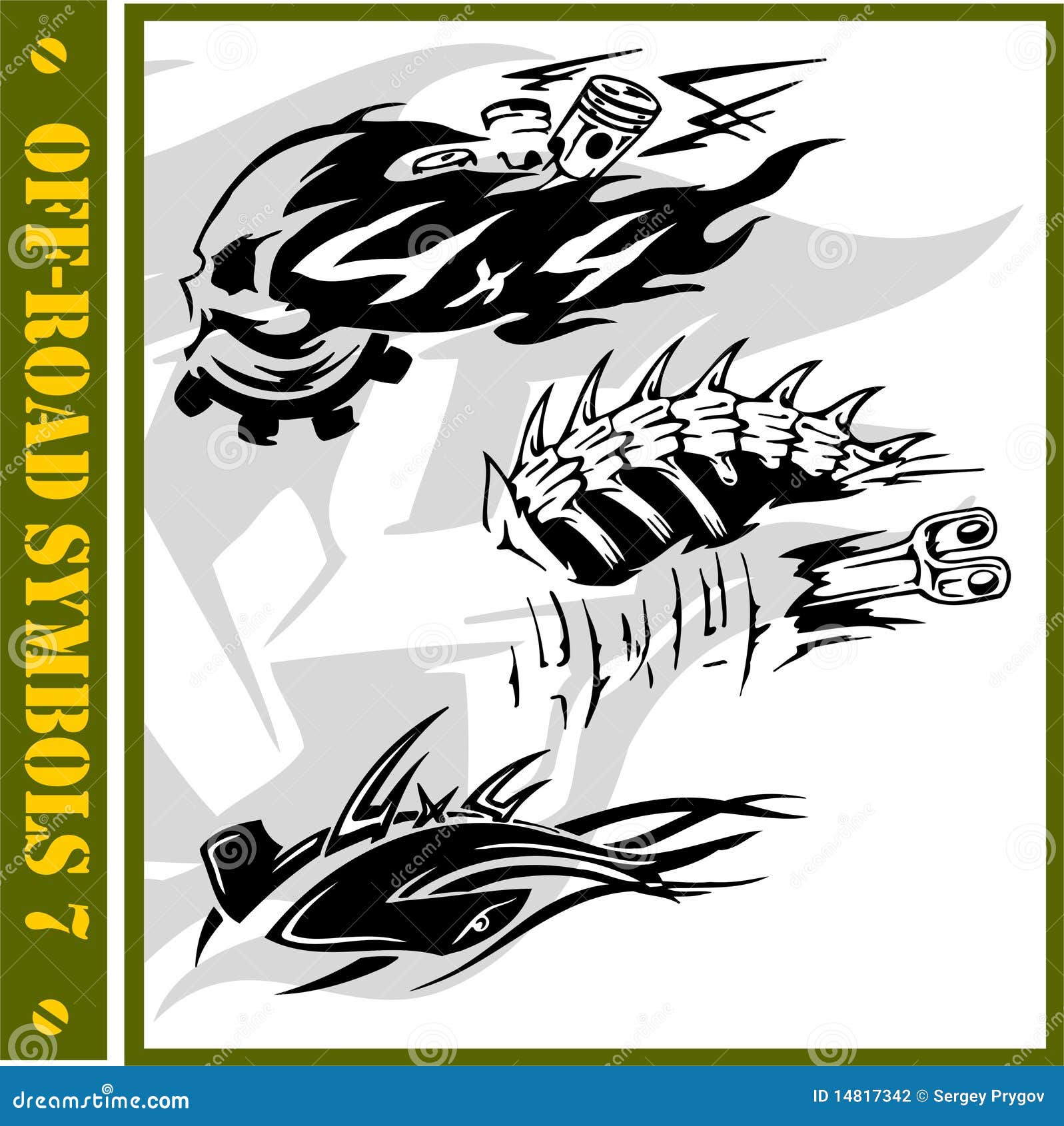 4x4 Off-Road Symbol. stock vector. Illustration of automotive - 14817342