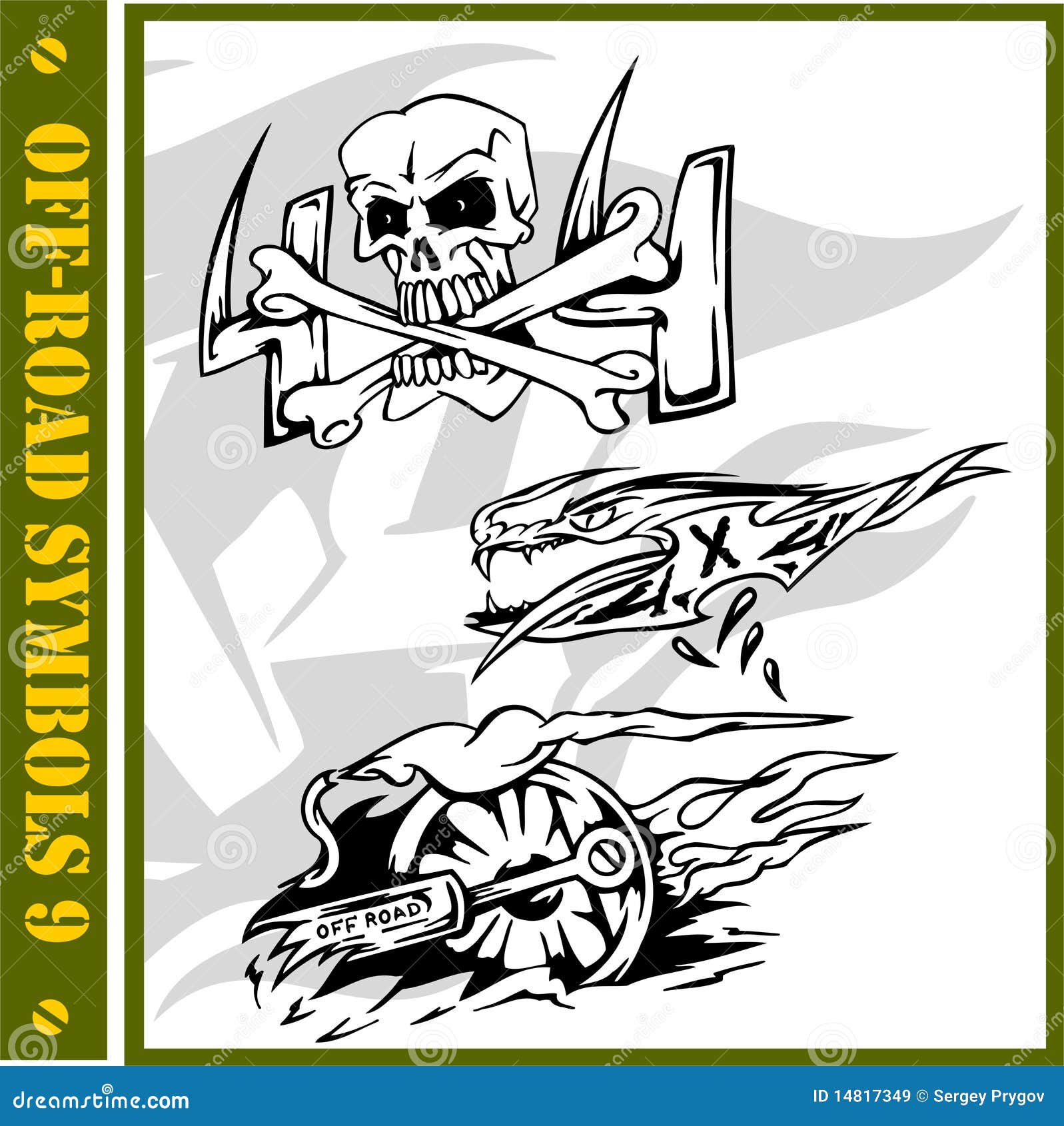 4x4 Off-Road Symbol. stock vector. Illustration of driving - 14817349