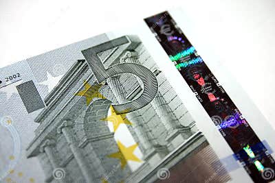 5 euro note / bill stock image. Image of paid, paper, edge - 75993