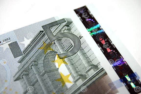 5 euro note / bill stock image. Image of paid, paper, edge - 75993