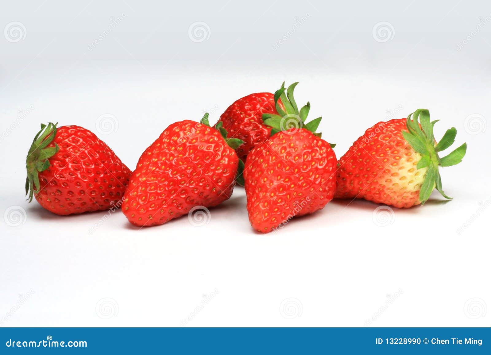 5 fresas foto de archivo. Imagen de rico, minerales, fructosa - 13228990