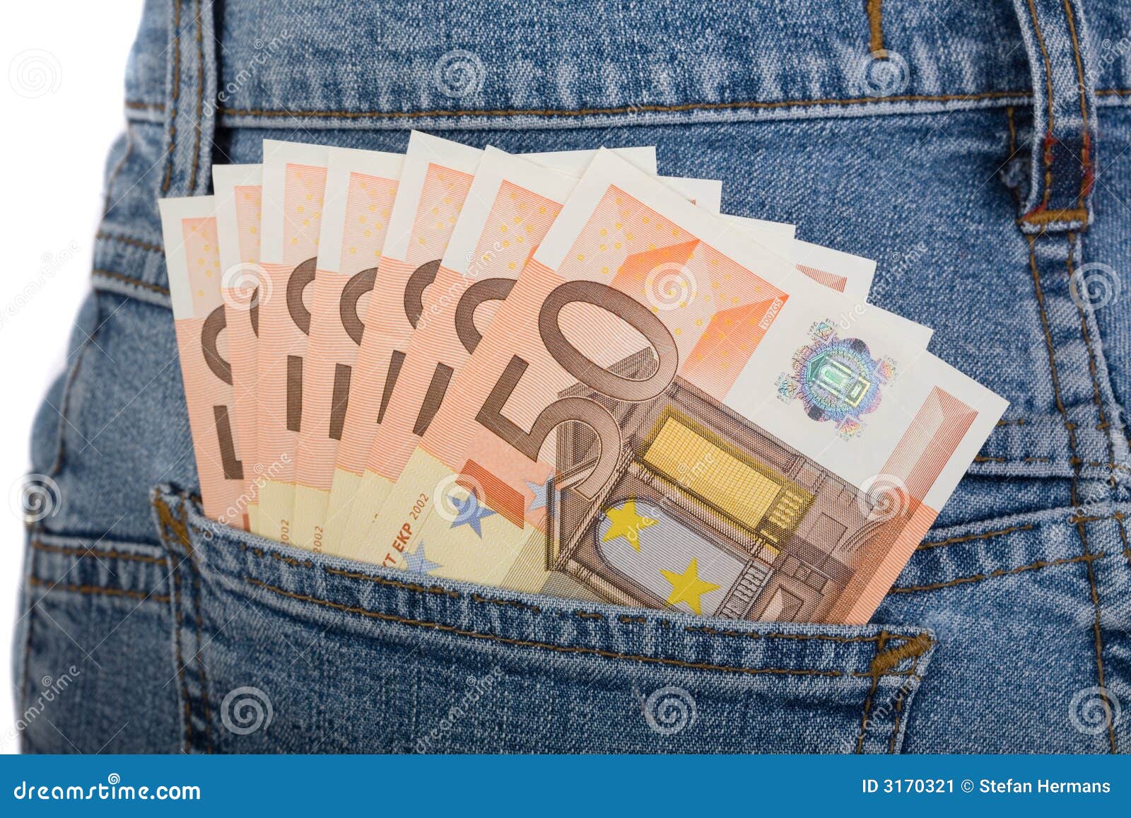50 euro banknotes stock image. Image of pocket, finance - 3170321