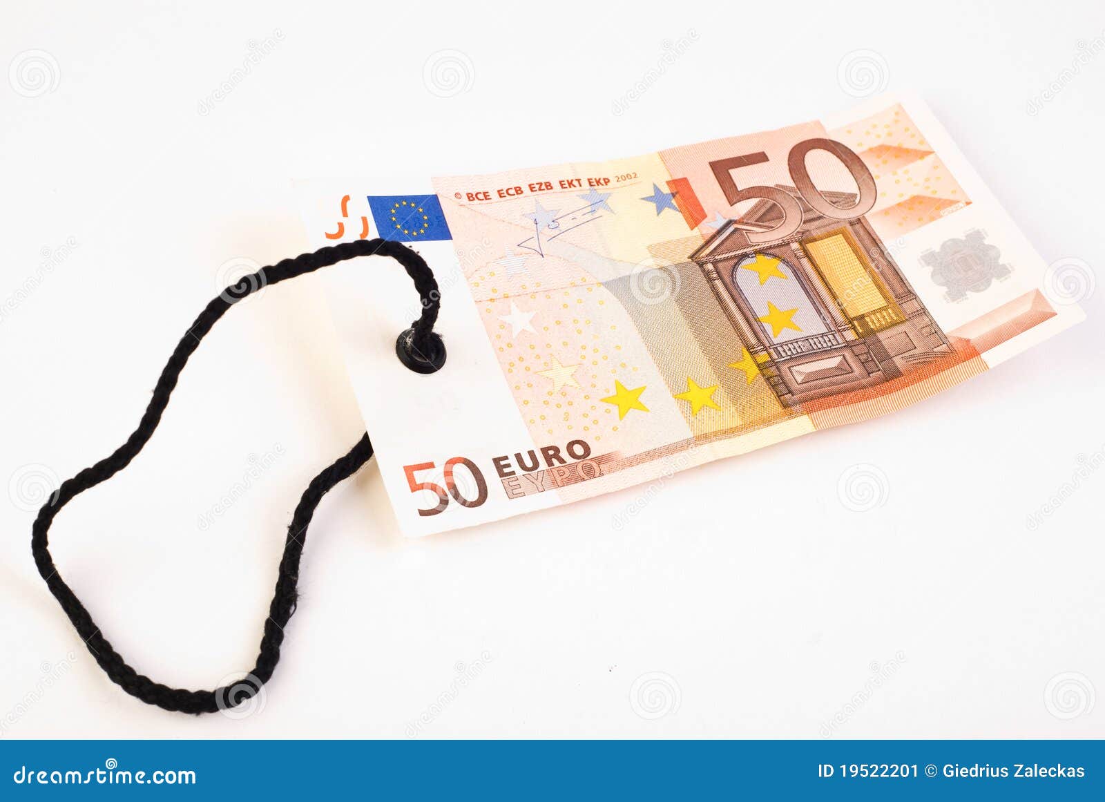 50 Euro tag stock image. Image of banknote, price, fifty - 19522201