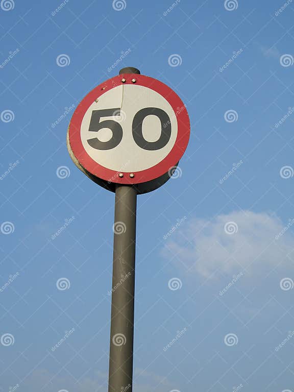 50 limit sign stock photo. Image of circle, speed, fifty - 6744048