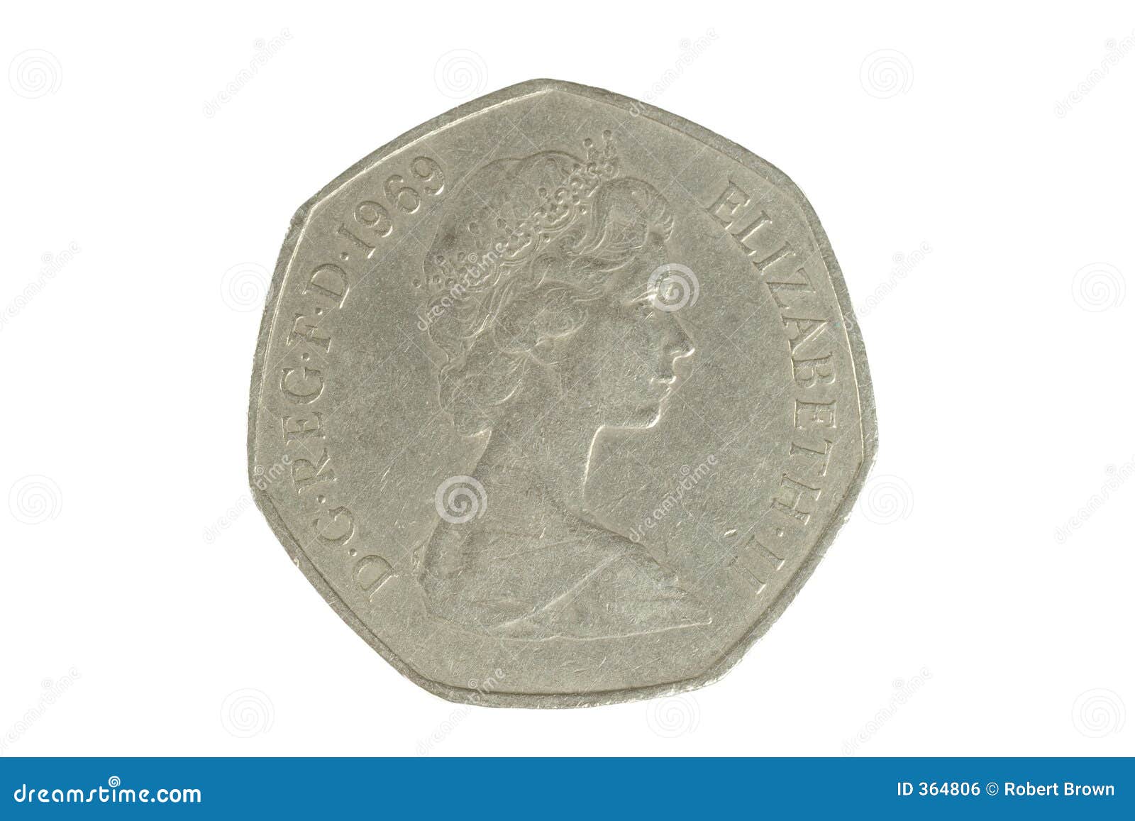 50 pence piece editorial photo. Image of silver, cash, money - 364806