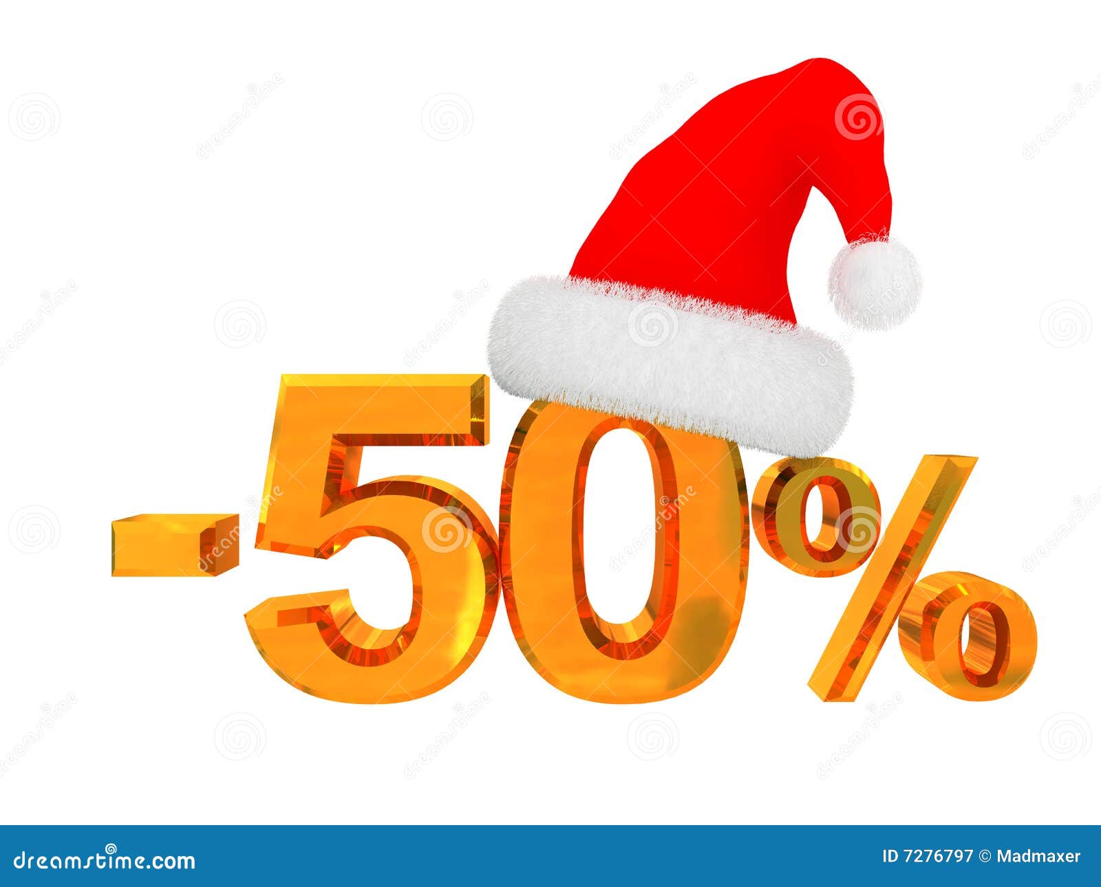 50-Prozent-Rabatt stock abbildung. Illustration von kaufen - 7276797