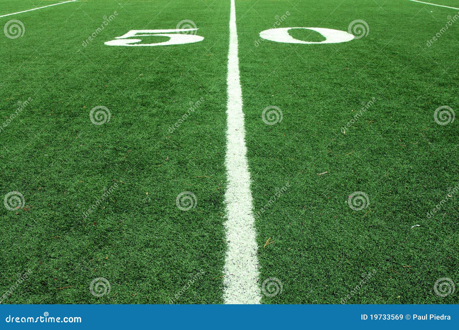 50 Yard Line stock image. Image of grass, game, fifty - 19733569