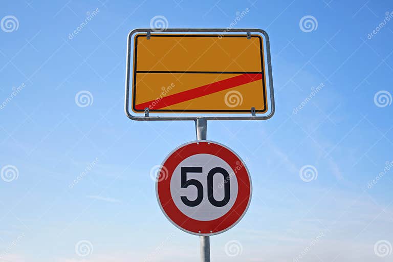 50 zone stock image. Image of display, signpost, hanging - 24164457