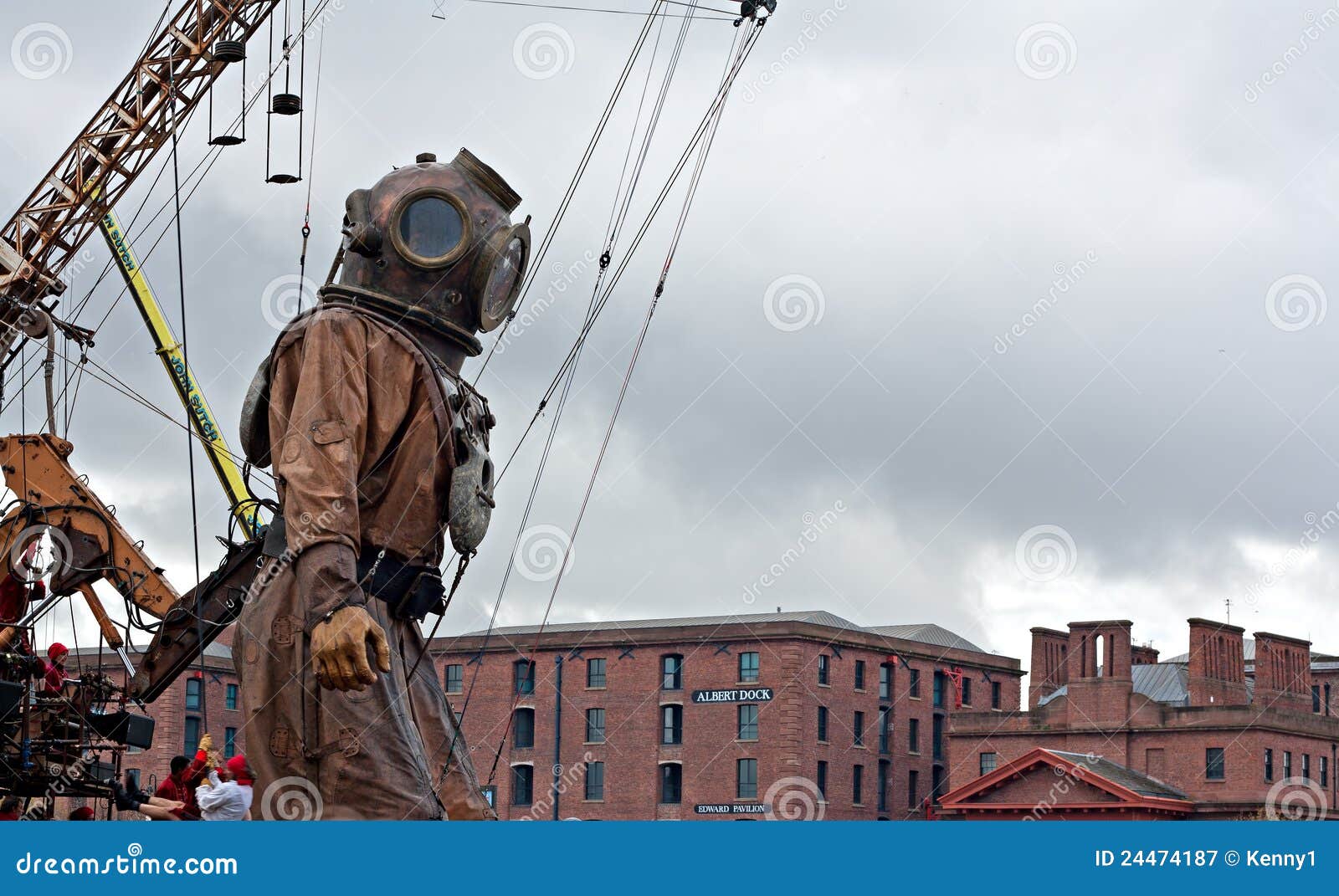 50ft giant diver. editorial photography. Image of titanic - 24474187
