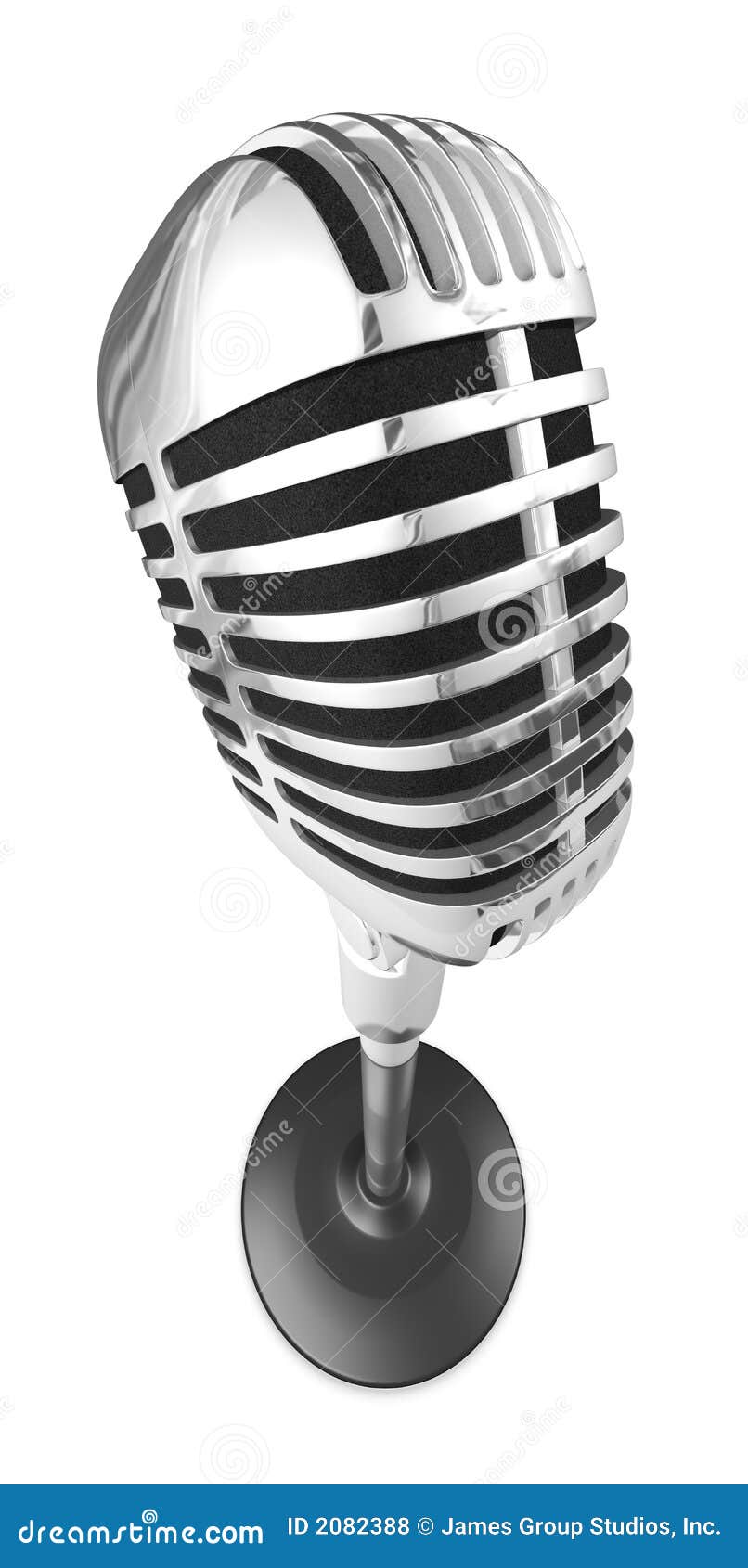 50s Microphone stock illustration. Illustration of music - 2082388