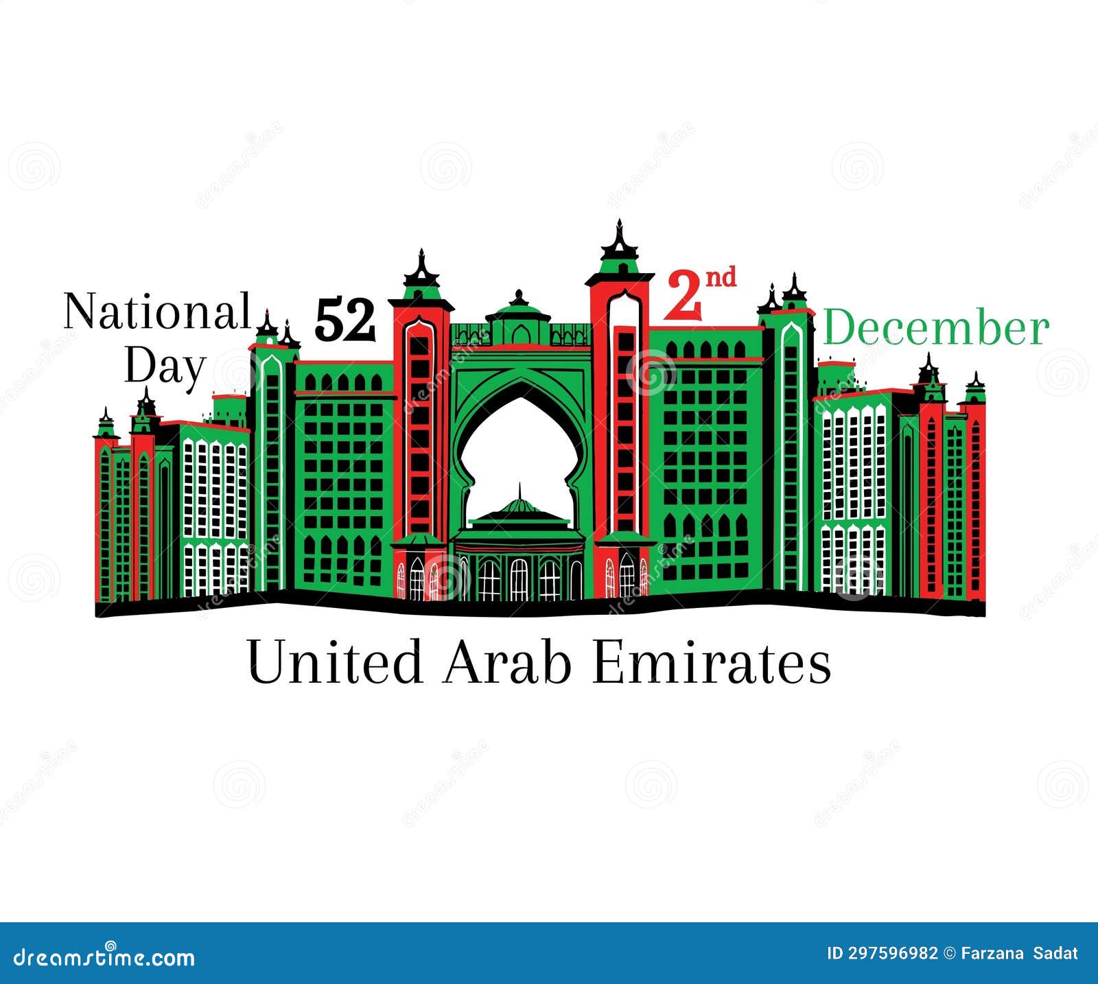 52 National Day of United Arab Emirates Stock Illustration ...