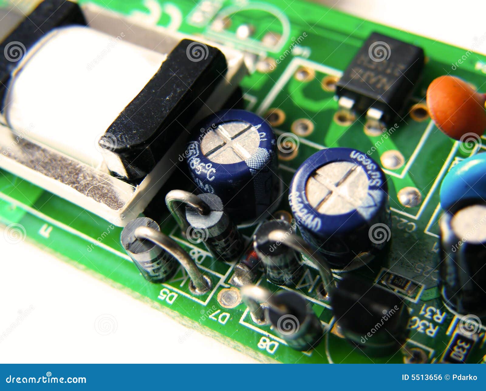 56K modem stock photo. Image of capacitor, winding, computer - 5513656