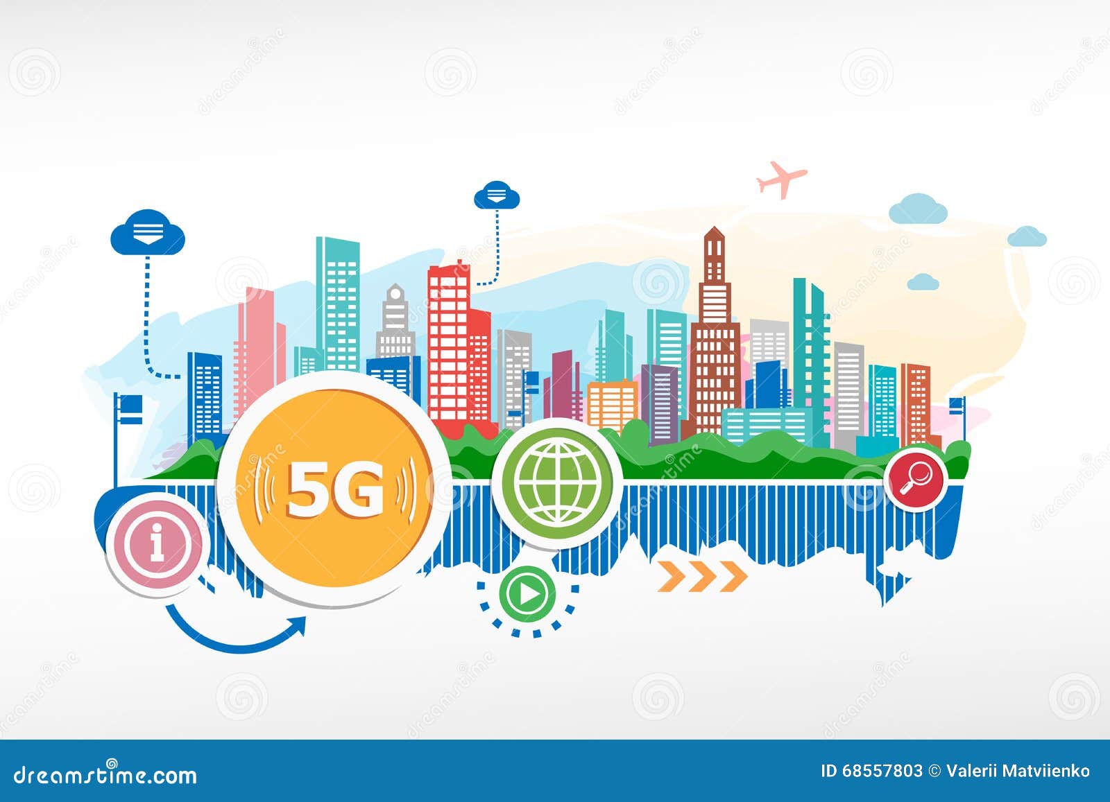 Telecommunications Technology Stock Illustrations – 35,141 ...