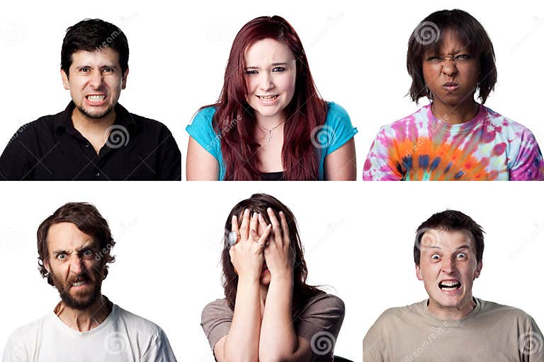 6 Angry peope stock photo. Image of anger, fury, individuality - 14422730